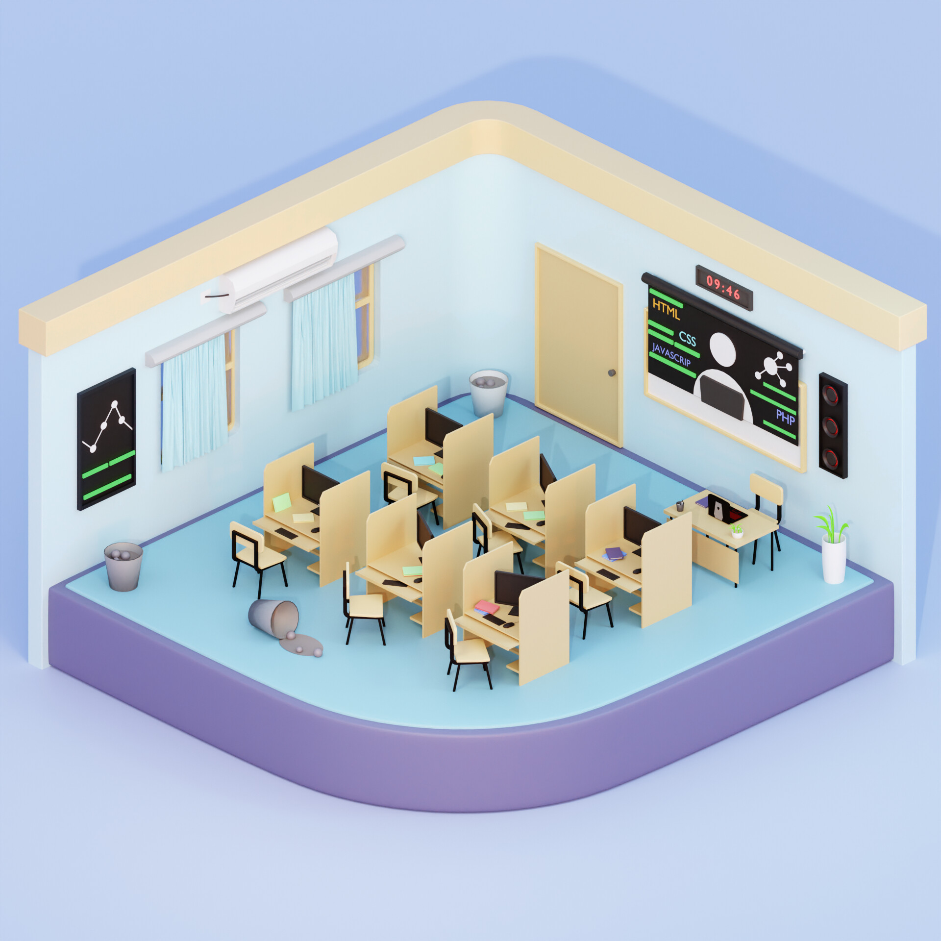 ArtStation - classroom