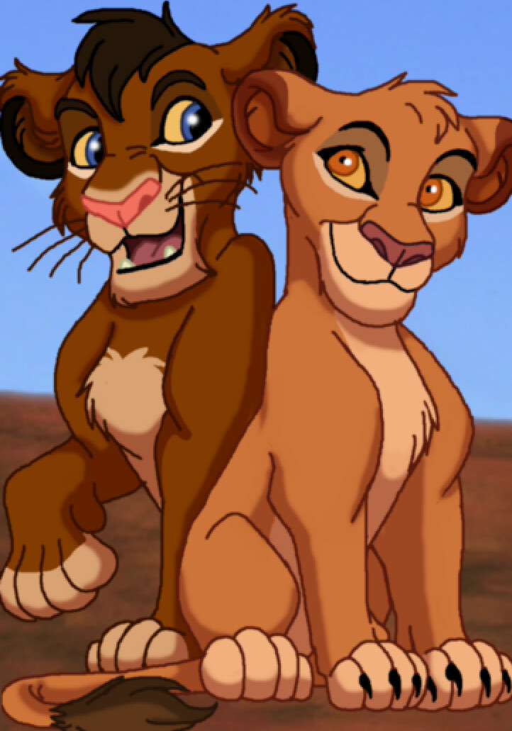 Lion King Mufasa And Sarabi As Cubs