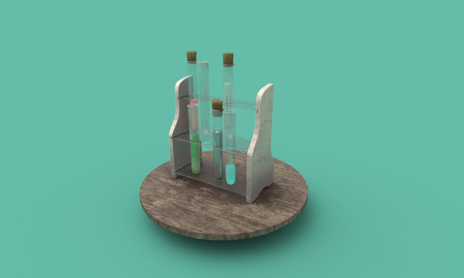 ArtStation - Test tubes texture, Axel Mermet