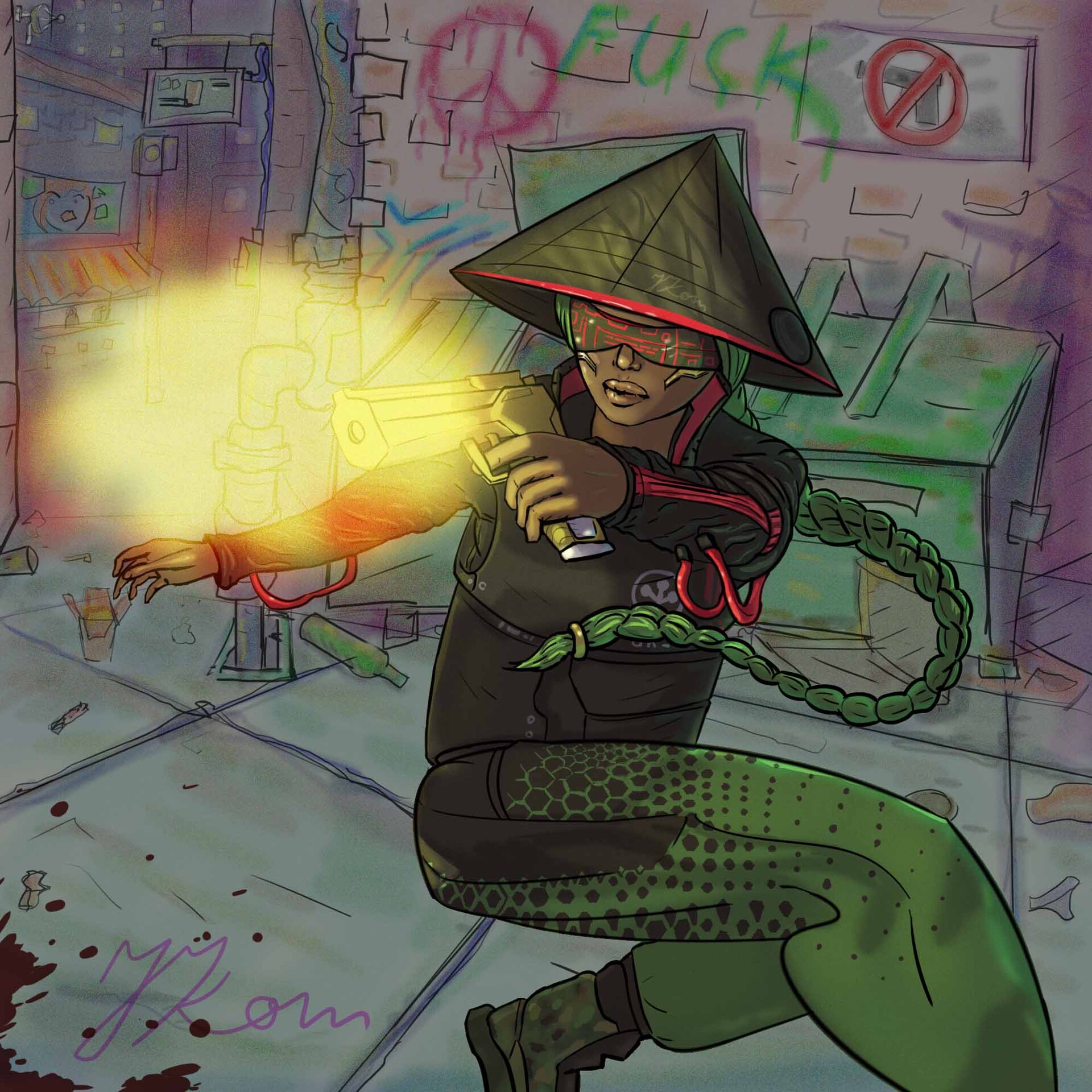 ArtStation - Ex Arasaka V - Cyberpunk 2077