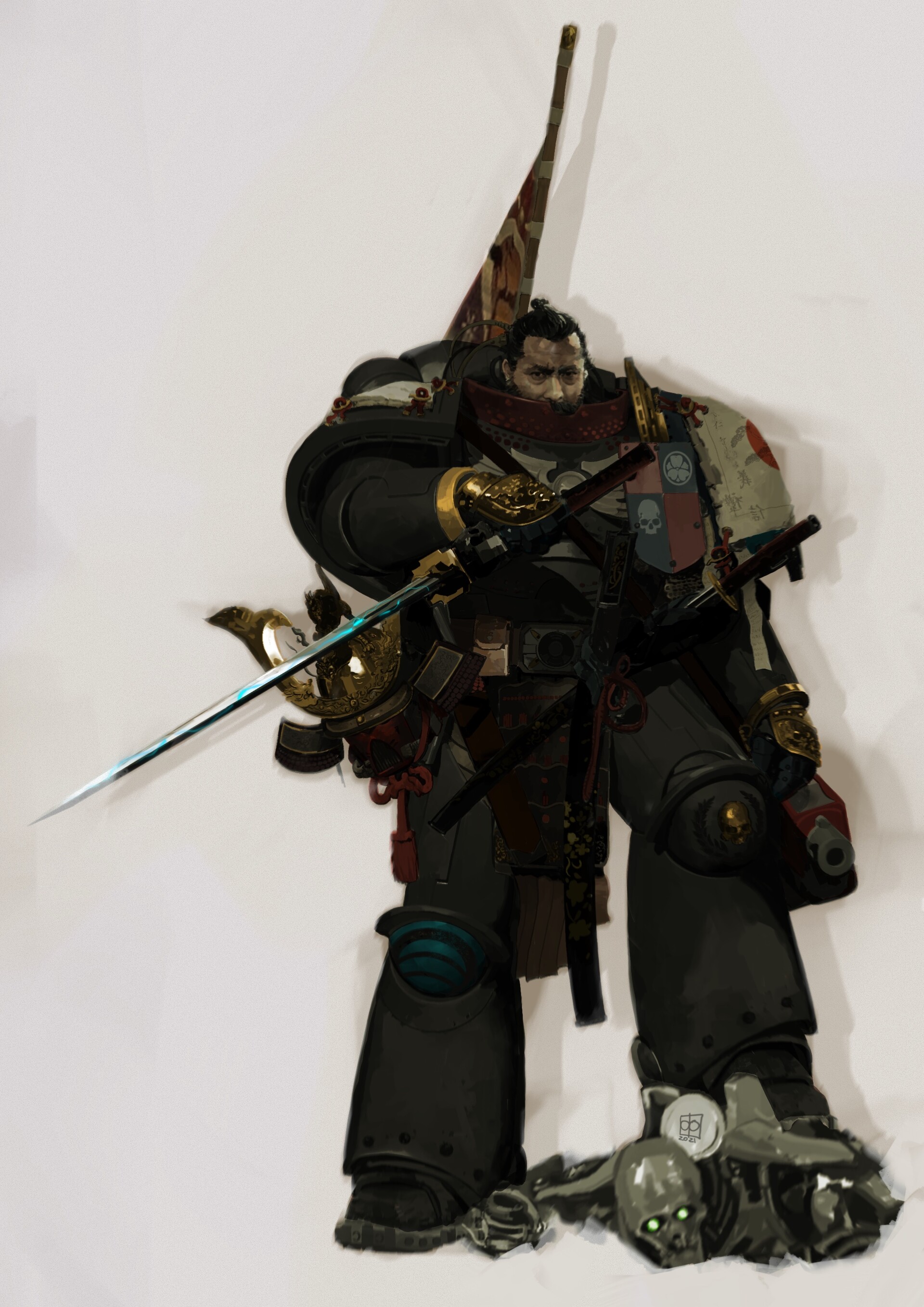 ArtStation - The Emperor’s Shadow Primaris Sergeant (Commission piece)