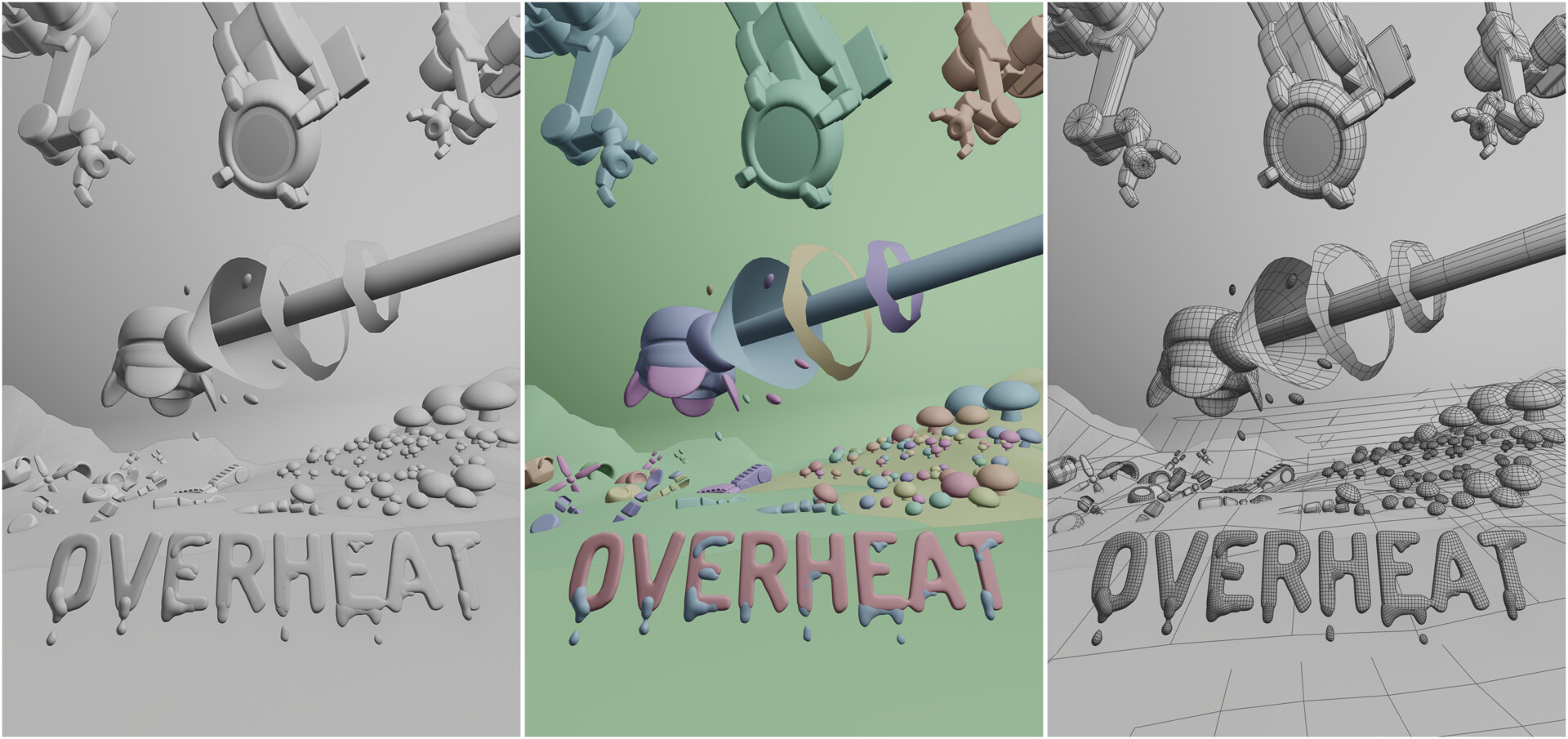 Dorian Fillâtre - OVERHEAT - Character Design