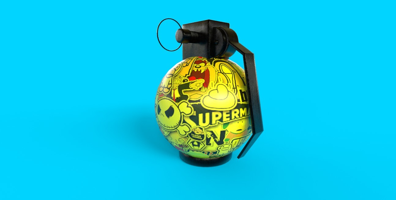 ArtStation - grenade 3d model