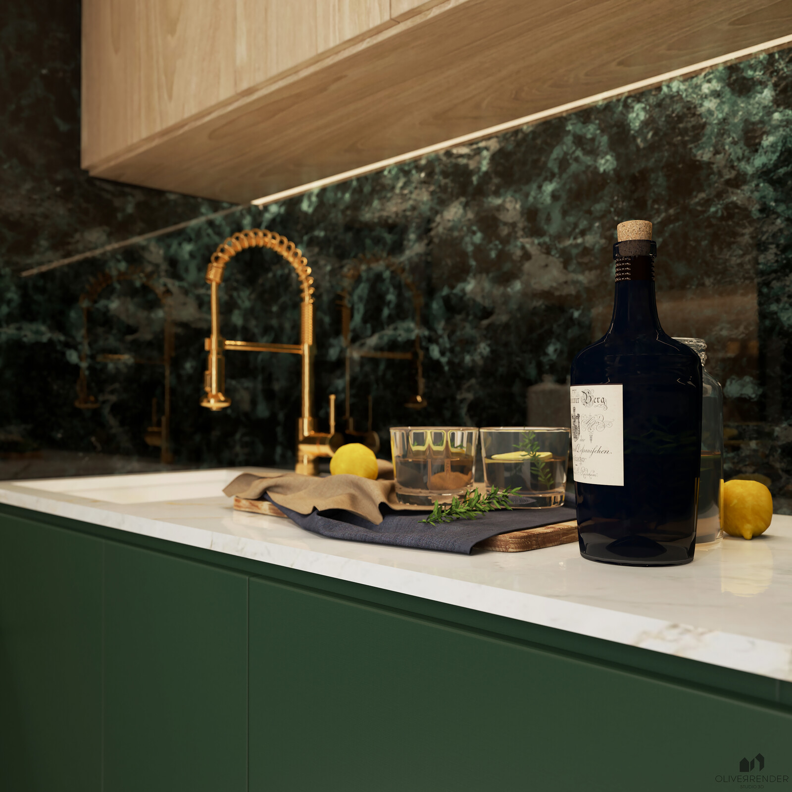 OLIVER RENDER - STUDIO 3D - CGI - COZINHA