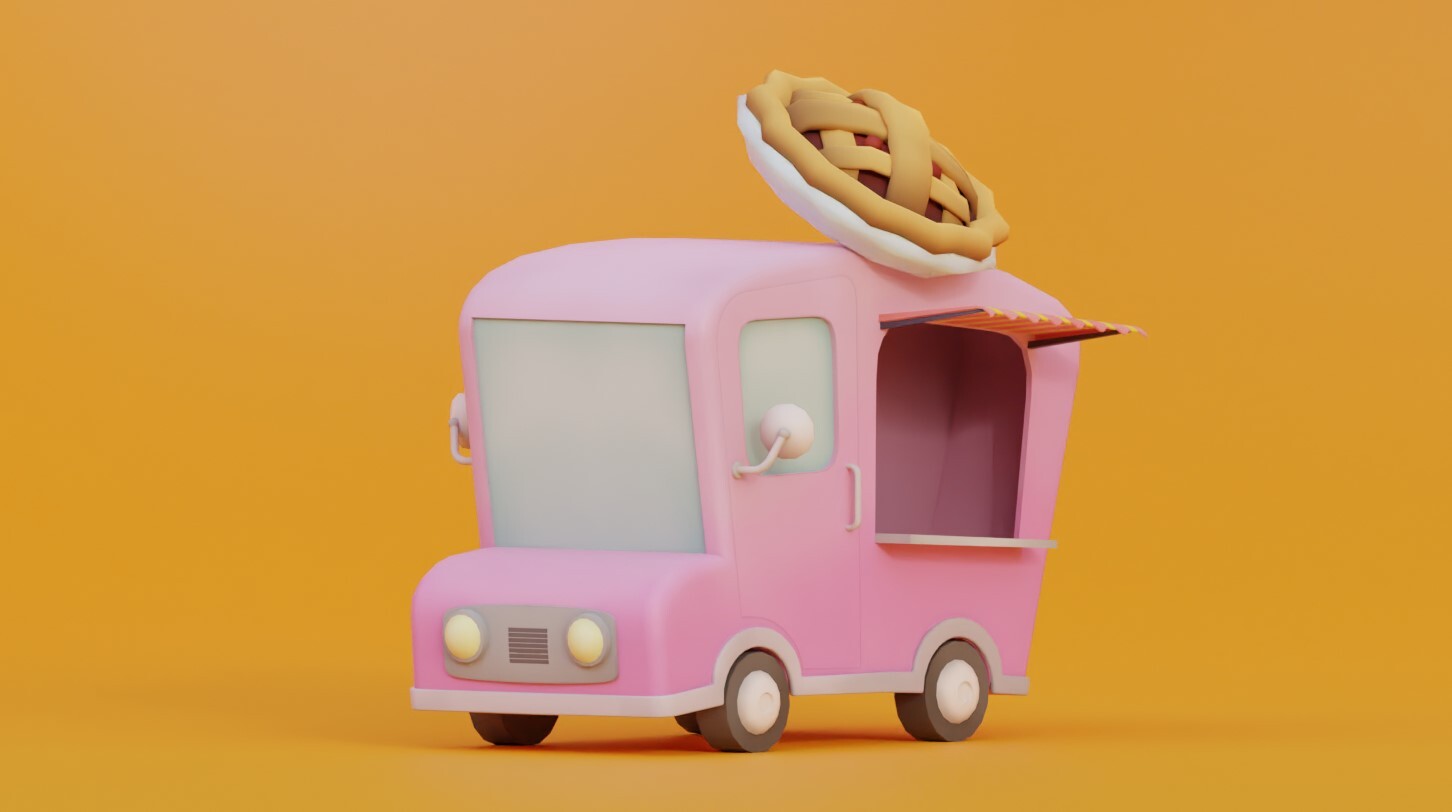 ArtStation - Pie truck