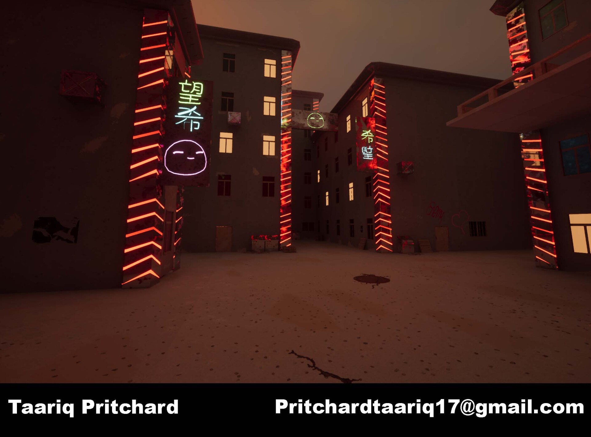 ArtStation - Cyberpunk Exterior Environment