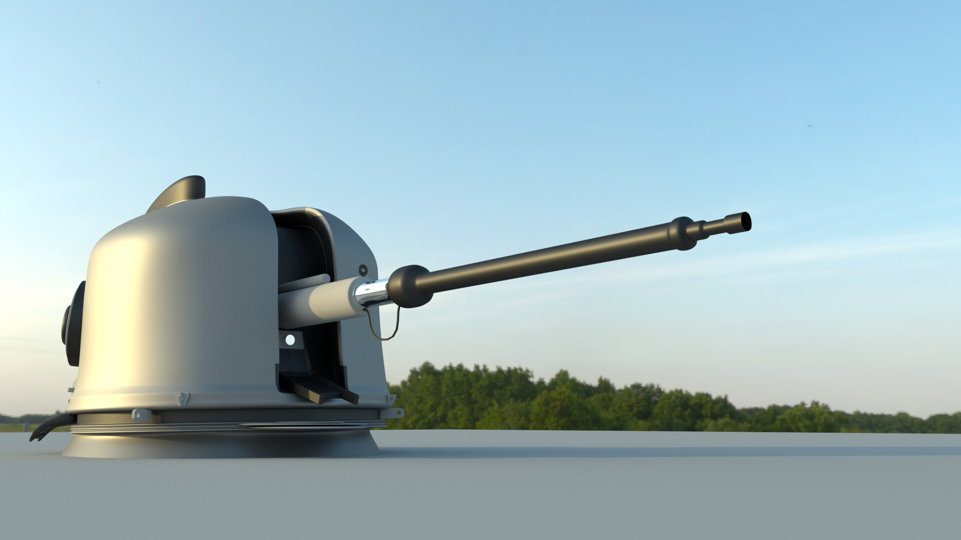 ArtStation - Oto Melara 76mm Cannon W.I.P