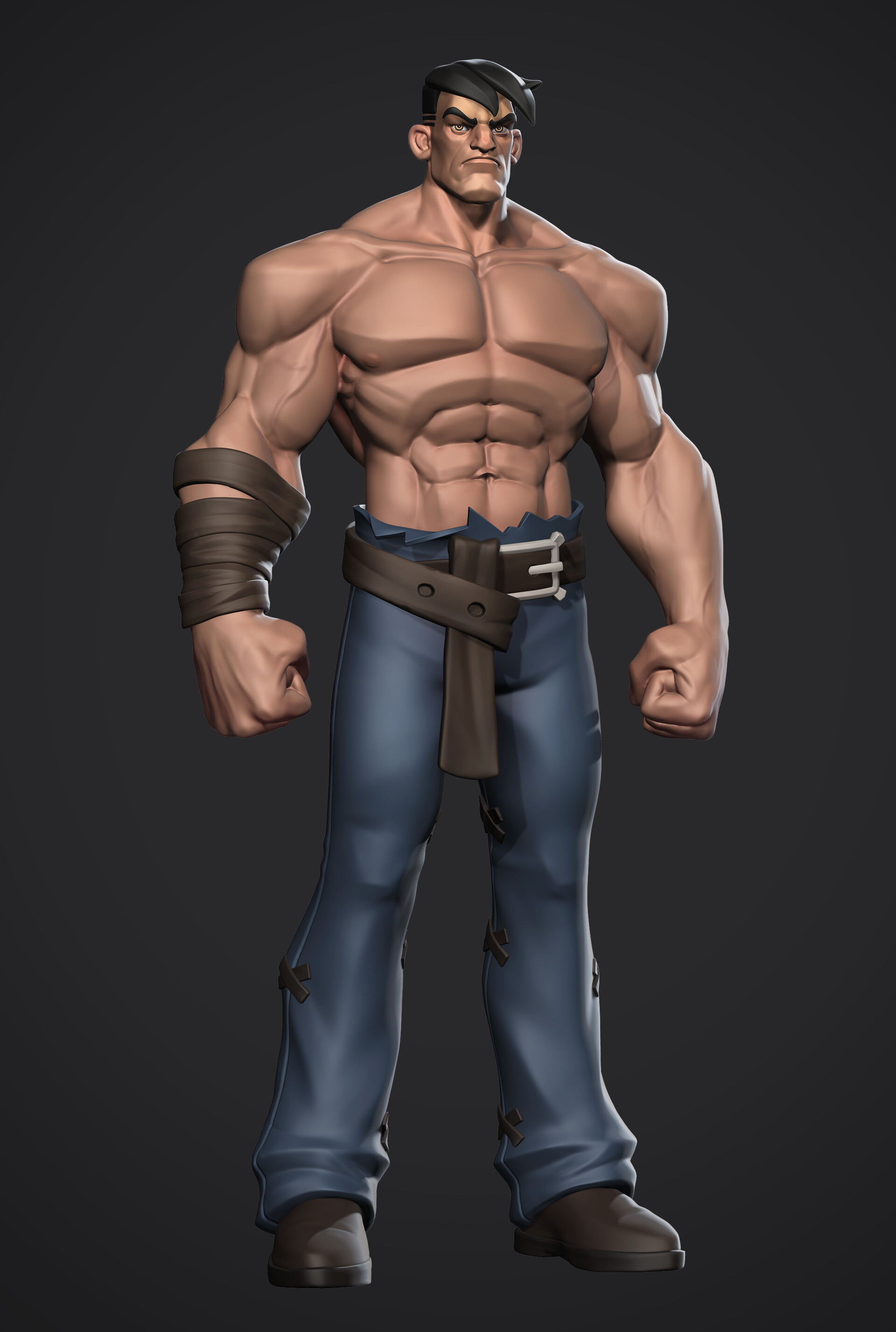 Egenii Raizberg - Stylized Strong Man