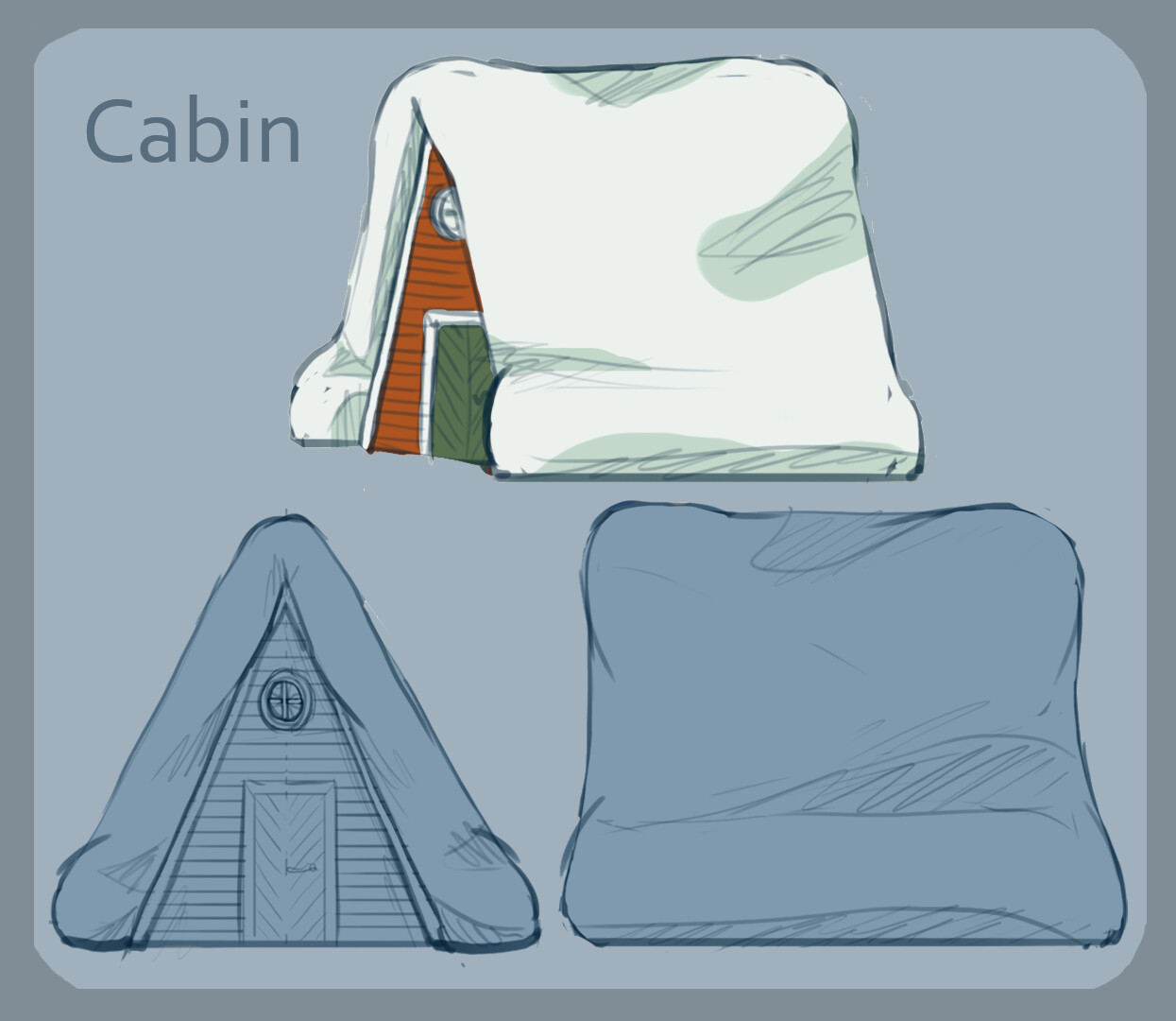 ArtStation - Winter assets conceptart