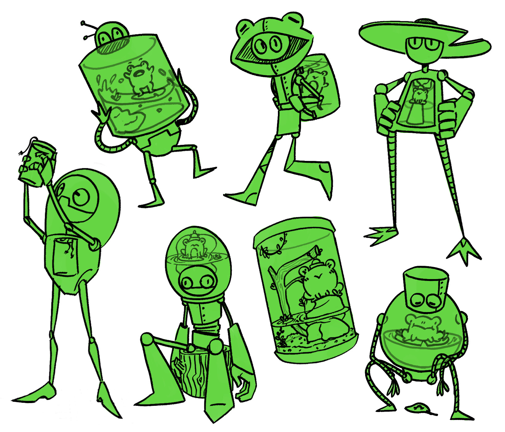 ArtStation - Frog Robot Pilots