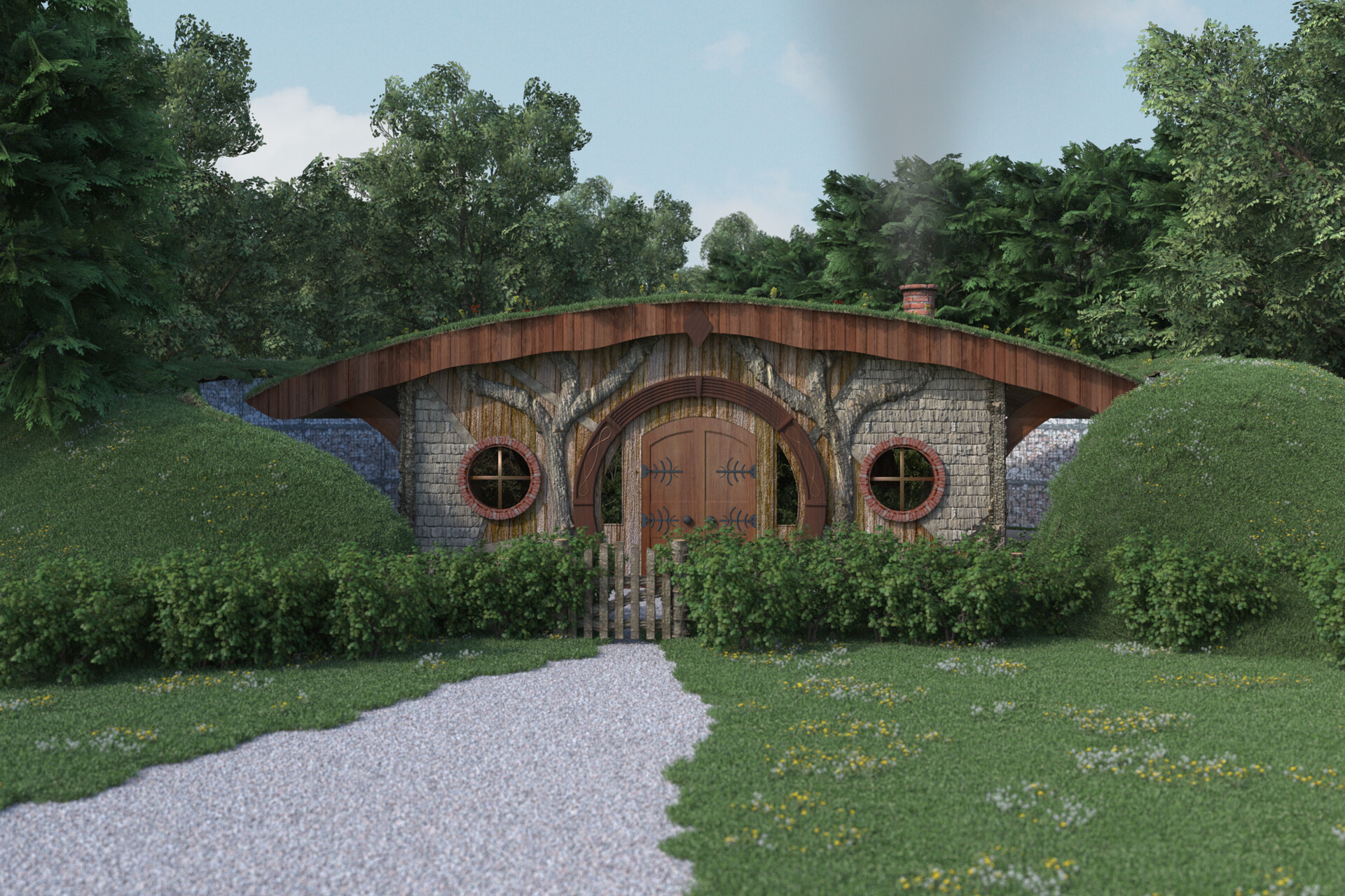 ArtStation - Hobbit House