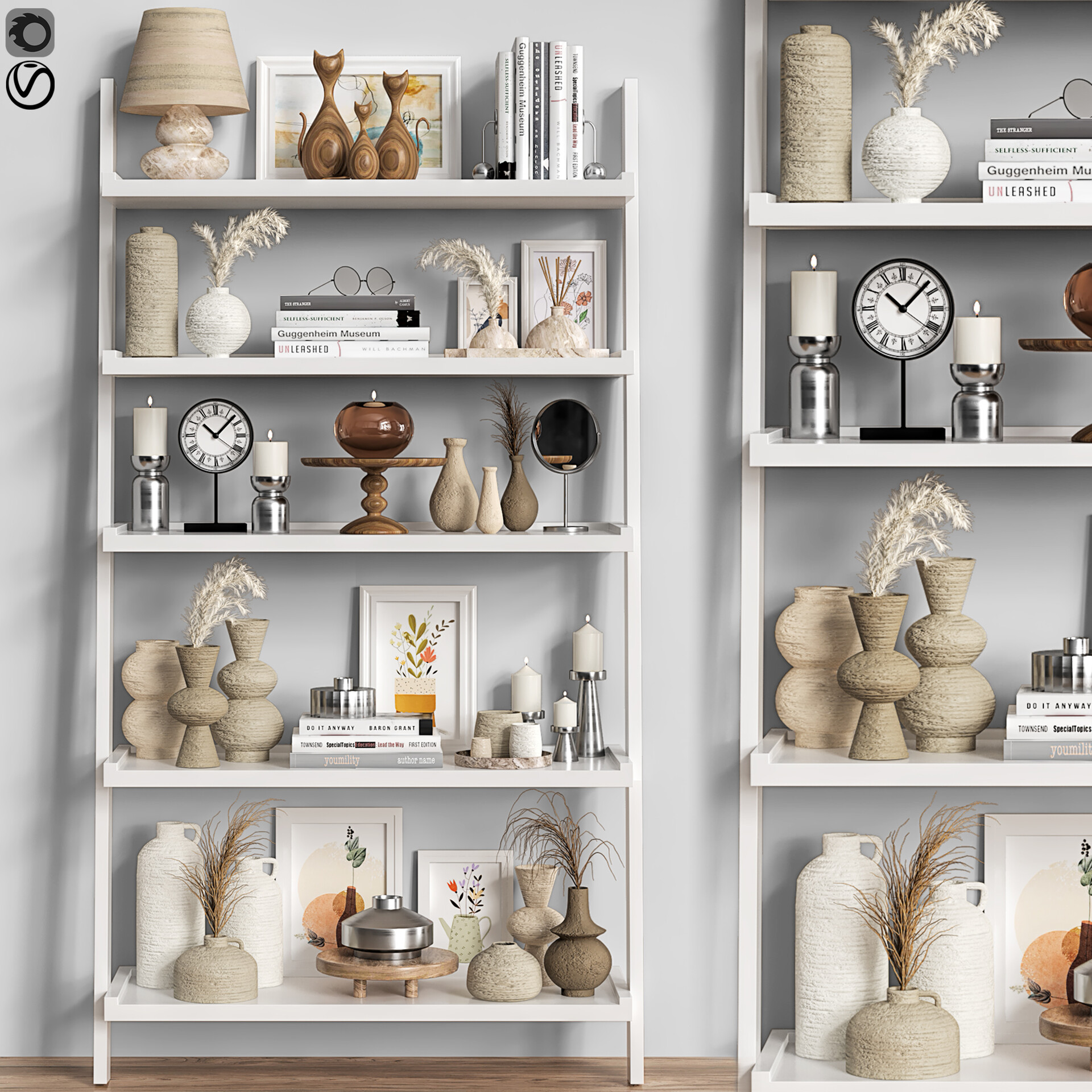 ArtStation - Decoration shelf 03