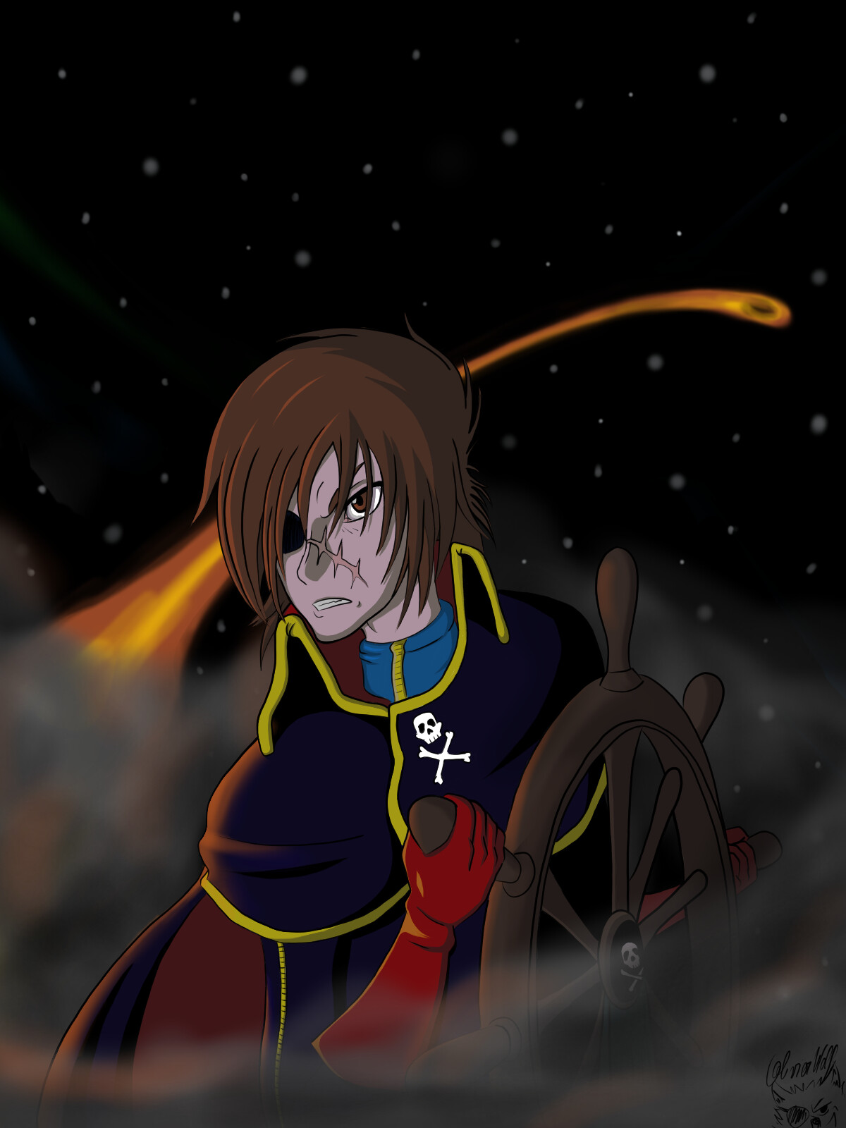 ArtStation - captain harlock ( capitaine albator )