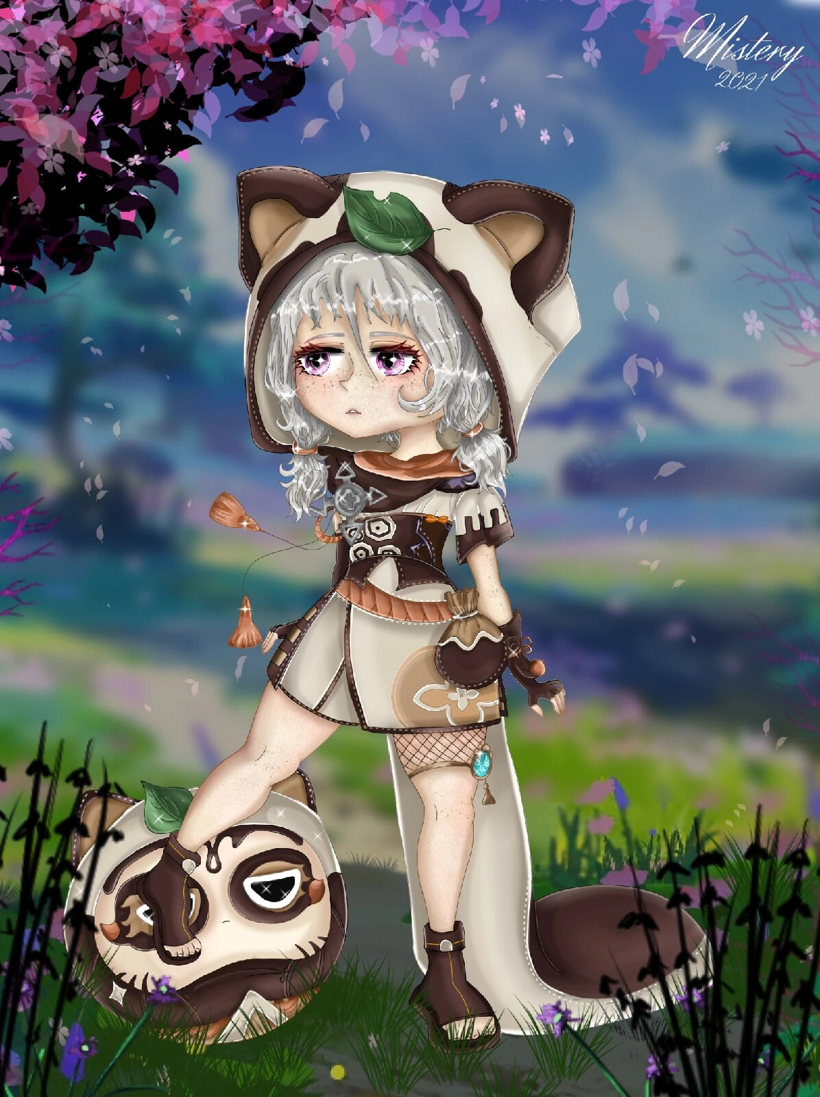 ArtStation - The sweetest Sayu of Genshin Impact
