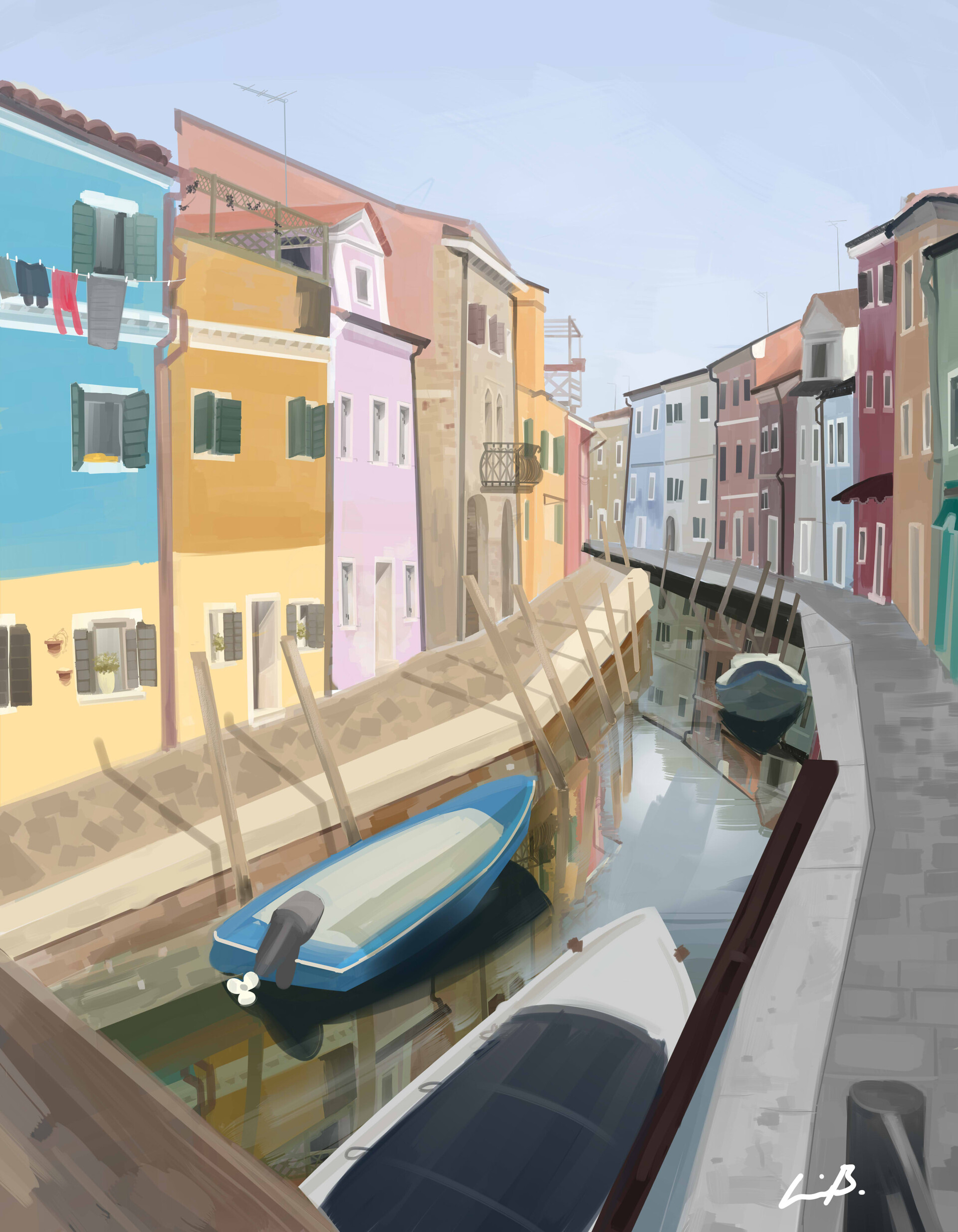 ArtStation - Burano Italy Study