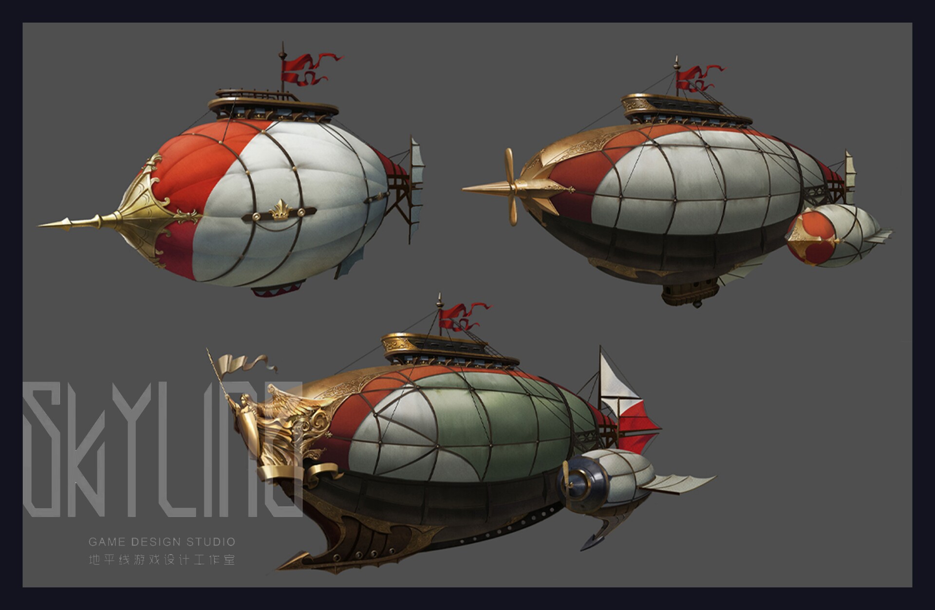 ArtStation - Airship--Artwork for Skyline Studio