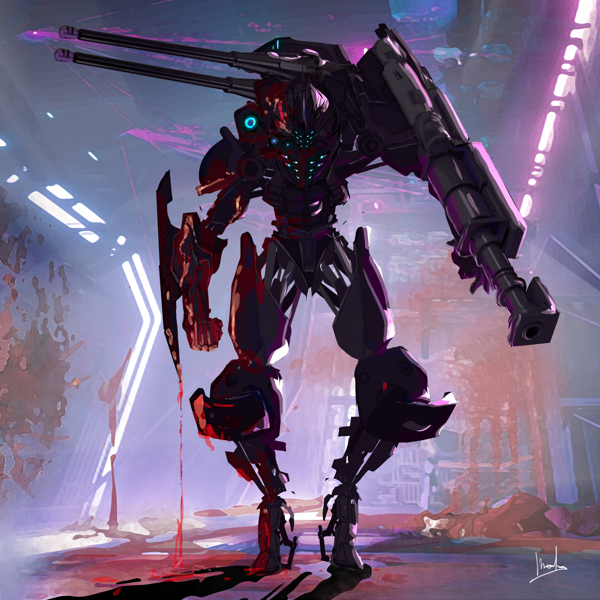 ArtStation - Mechs, Cyborg, Monsters, Mutants, Time Travels.