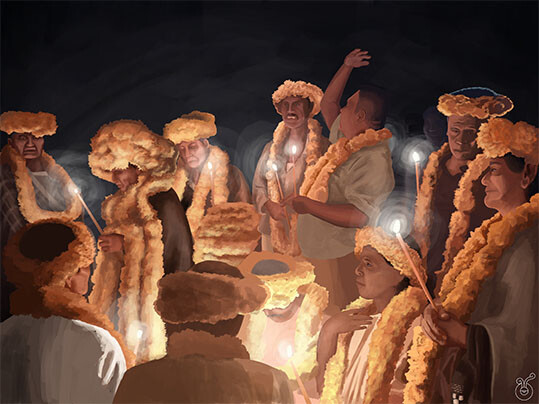 ArtStation - Nahua people today