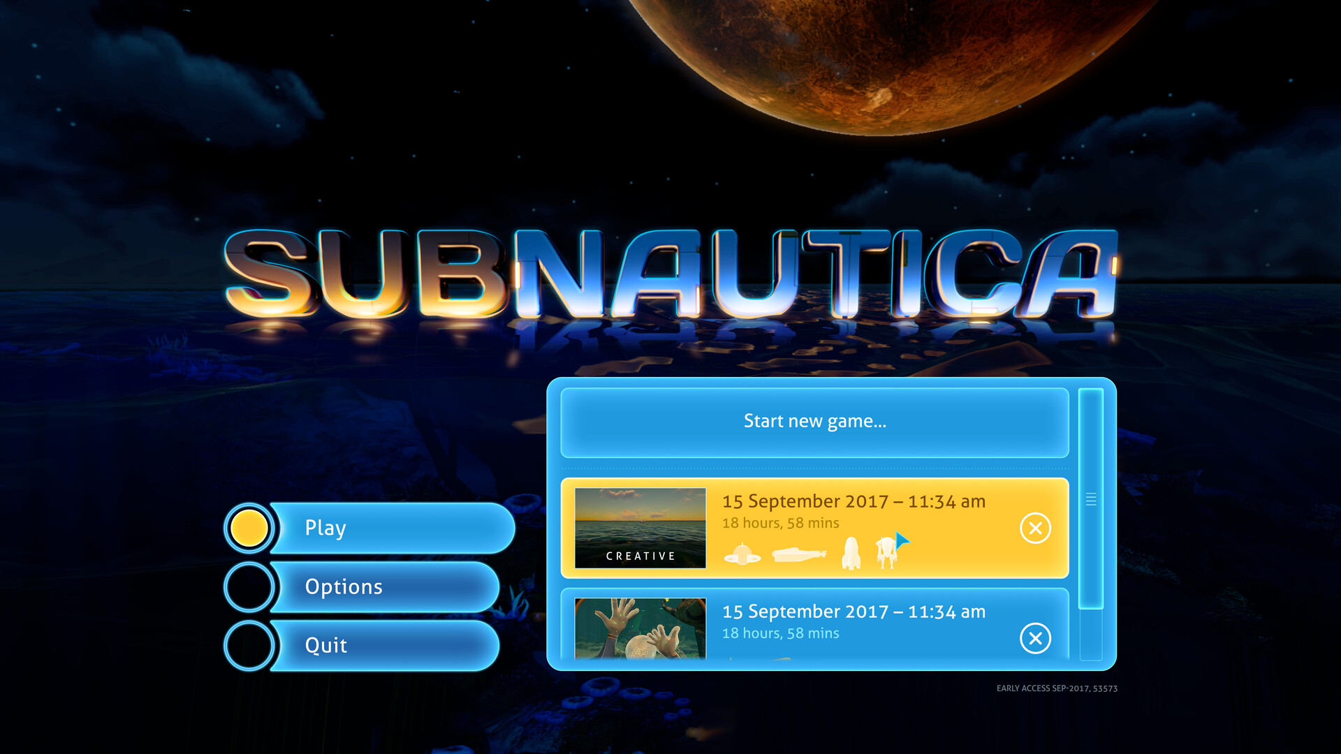 Oleg Kurchenko - Subnautica – game ui design