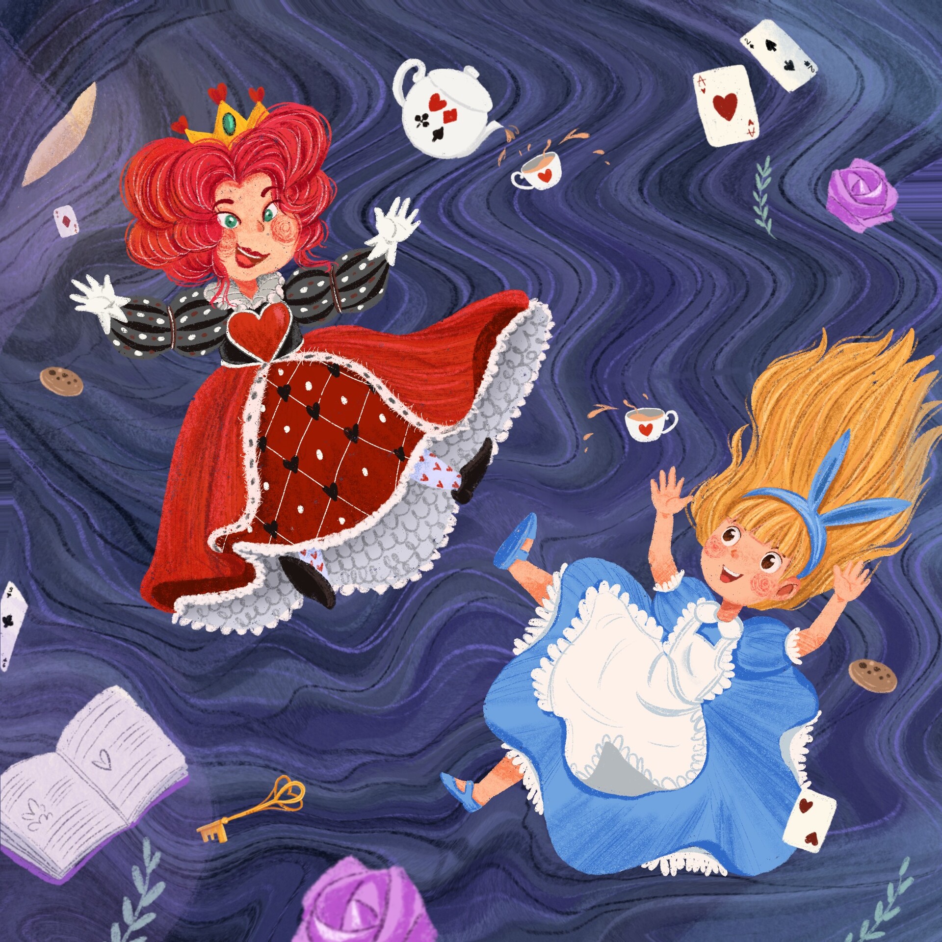 ArtStation - Alice in wonderland ♦️♣️♥️
