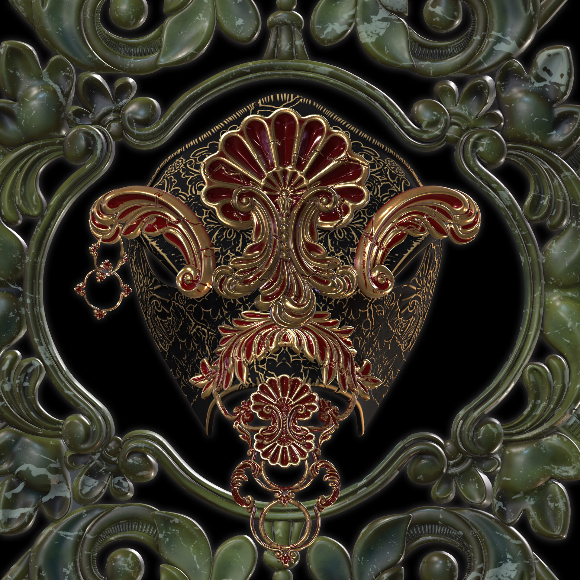 ArtStation - ornamental mask