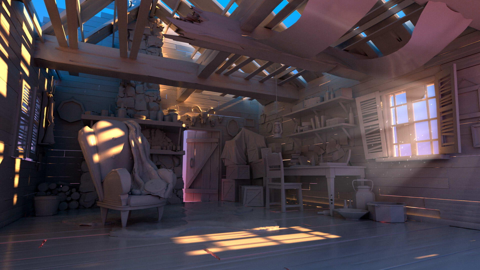 ArtStation - Third Year Look Dev and Comping Exercises