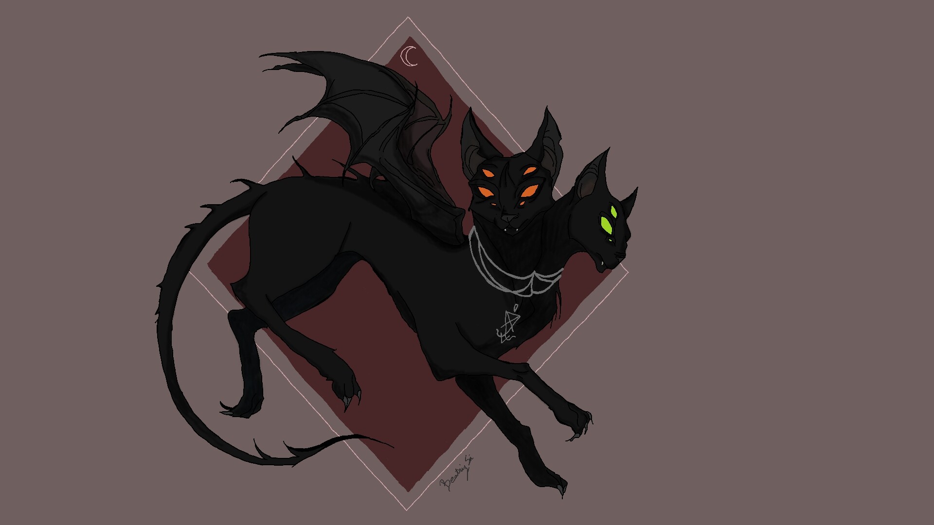 ArtStation - Demon Cats