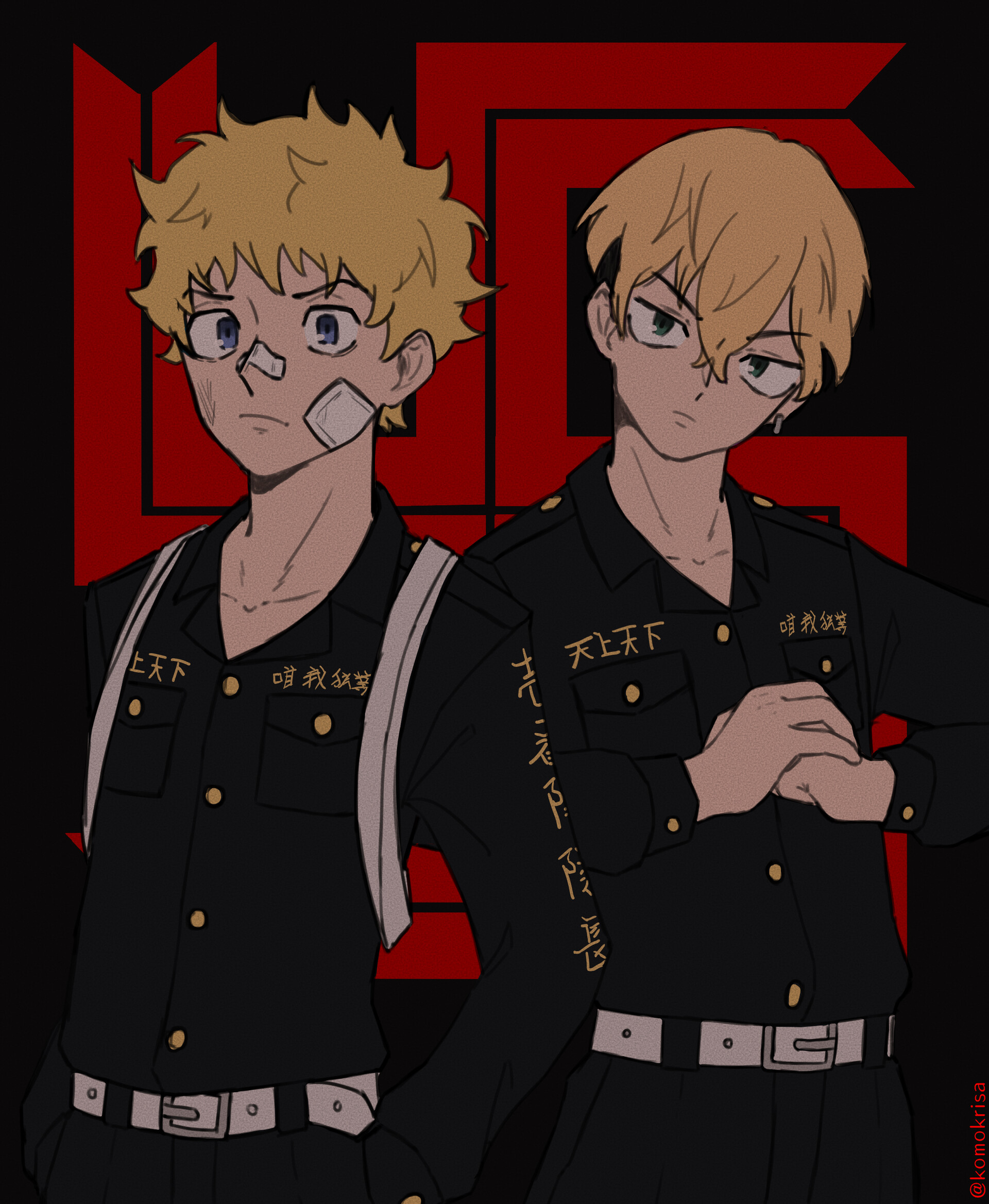 ArtStation - Takemichi and Chifuyu