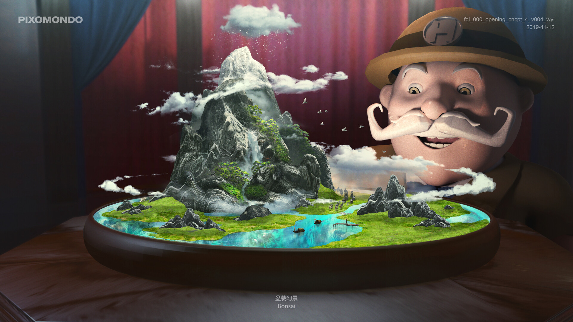 Wayne Leung Hou-wai - Flying Over Silk Road - The Concept Art