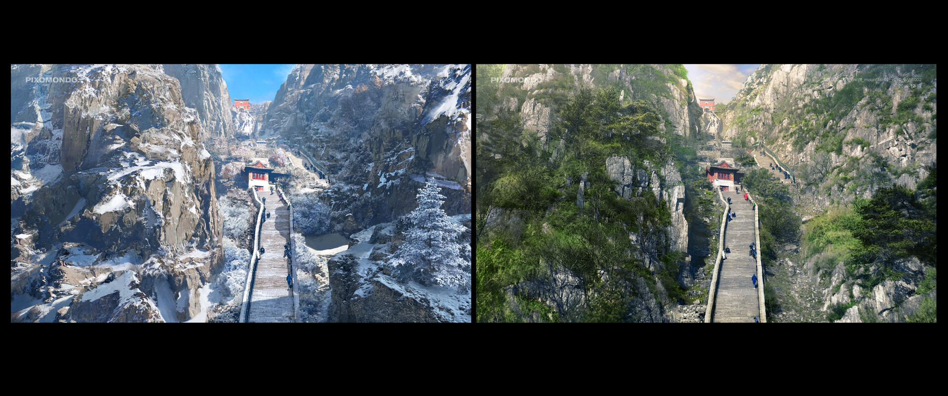 Wayne Leung Hou-wai - Flying Over Silk Road - The Concept Art