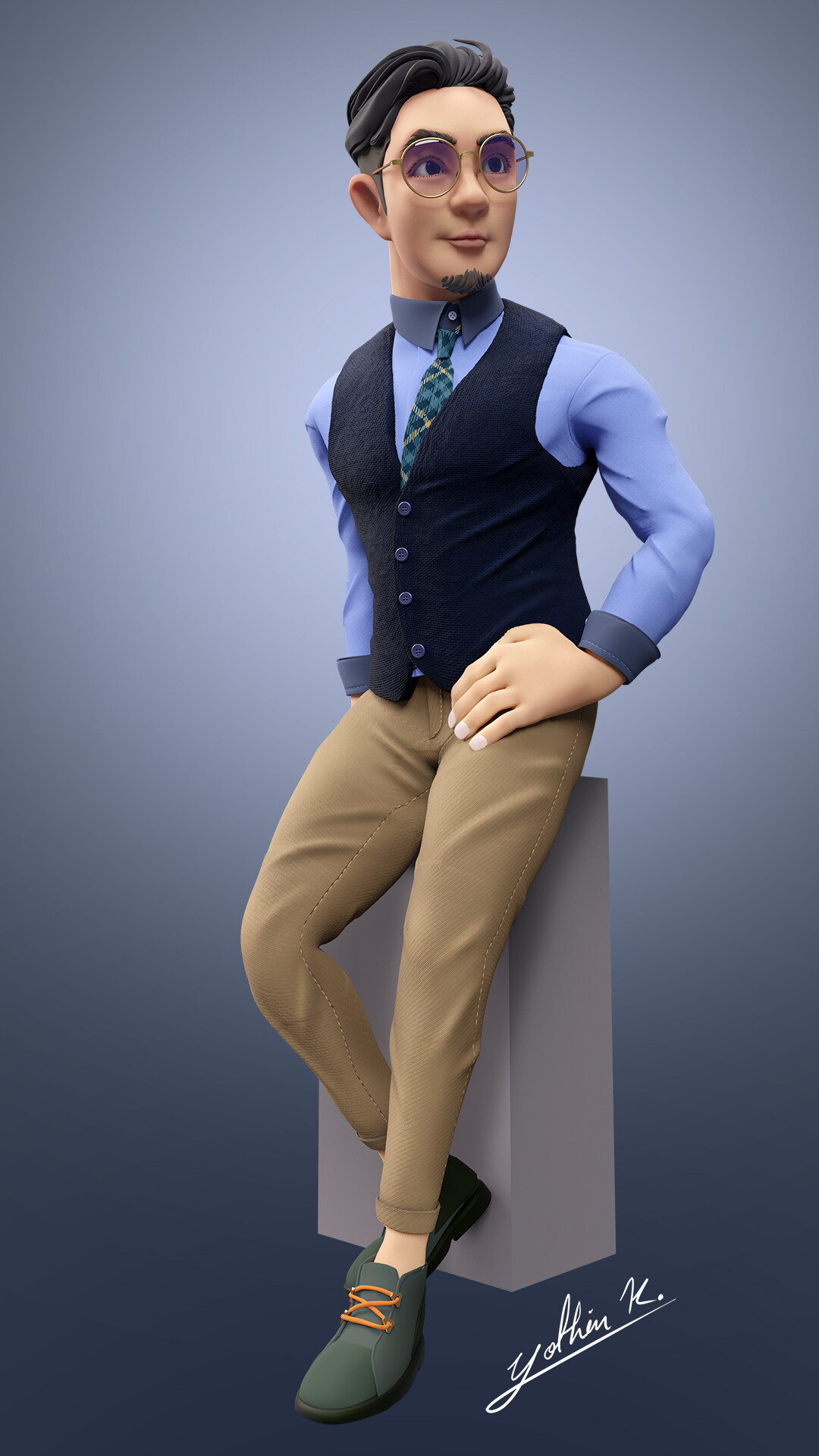 Yothin K. - My 3D virtual self
