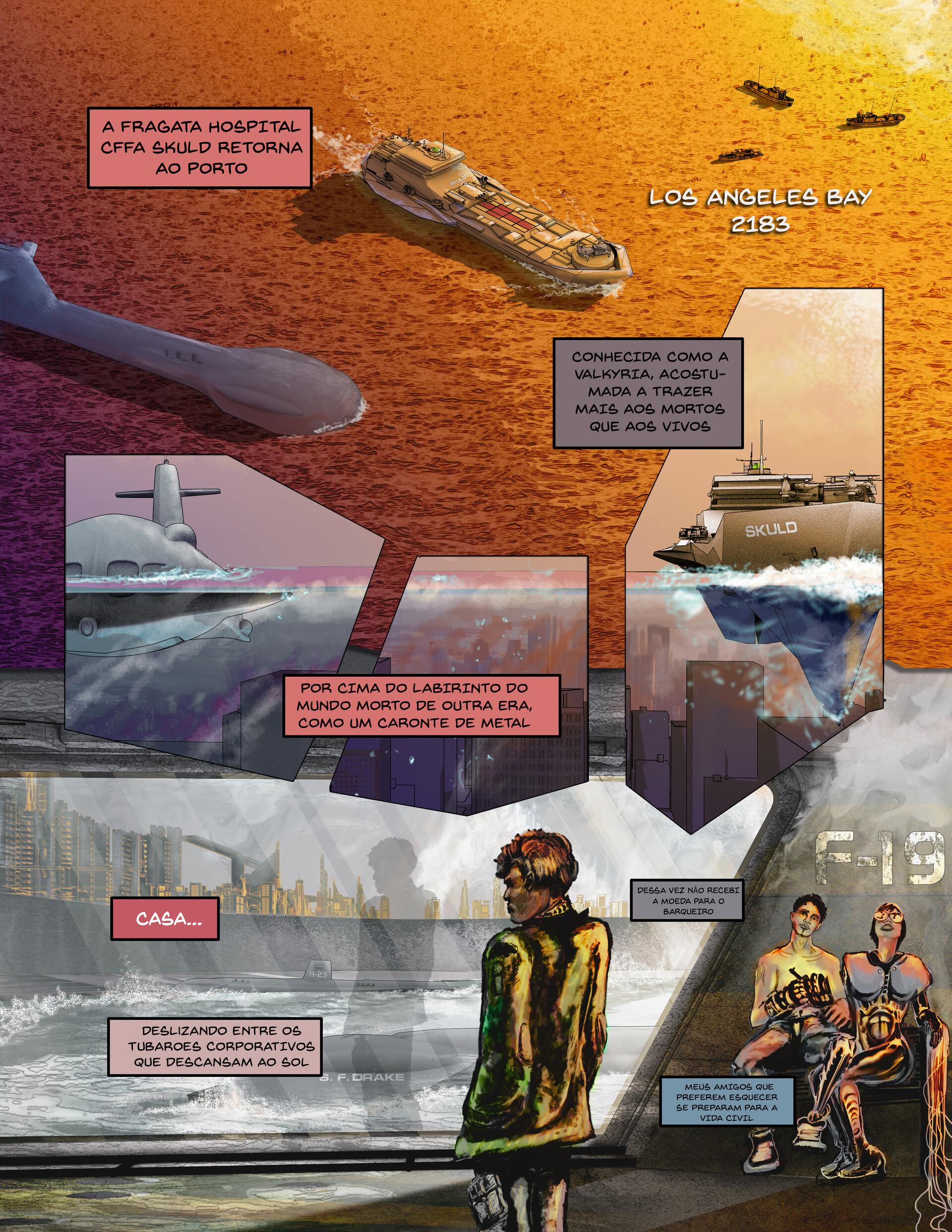 ArtStation - First Page - Ongoing untitled comic project