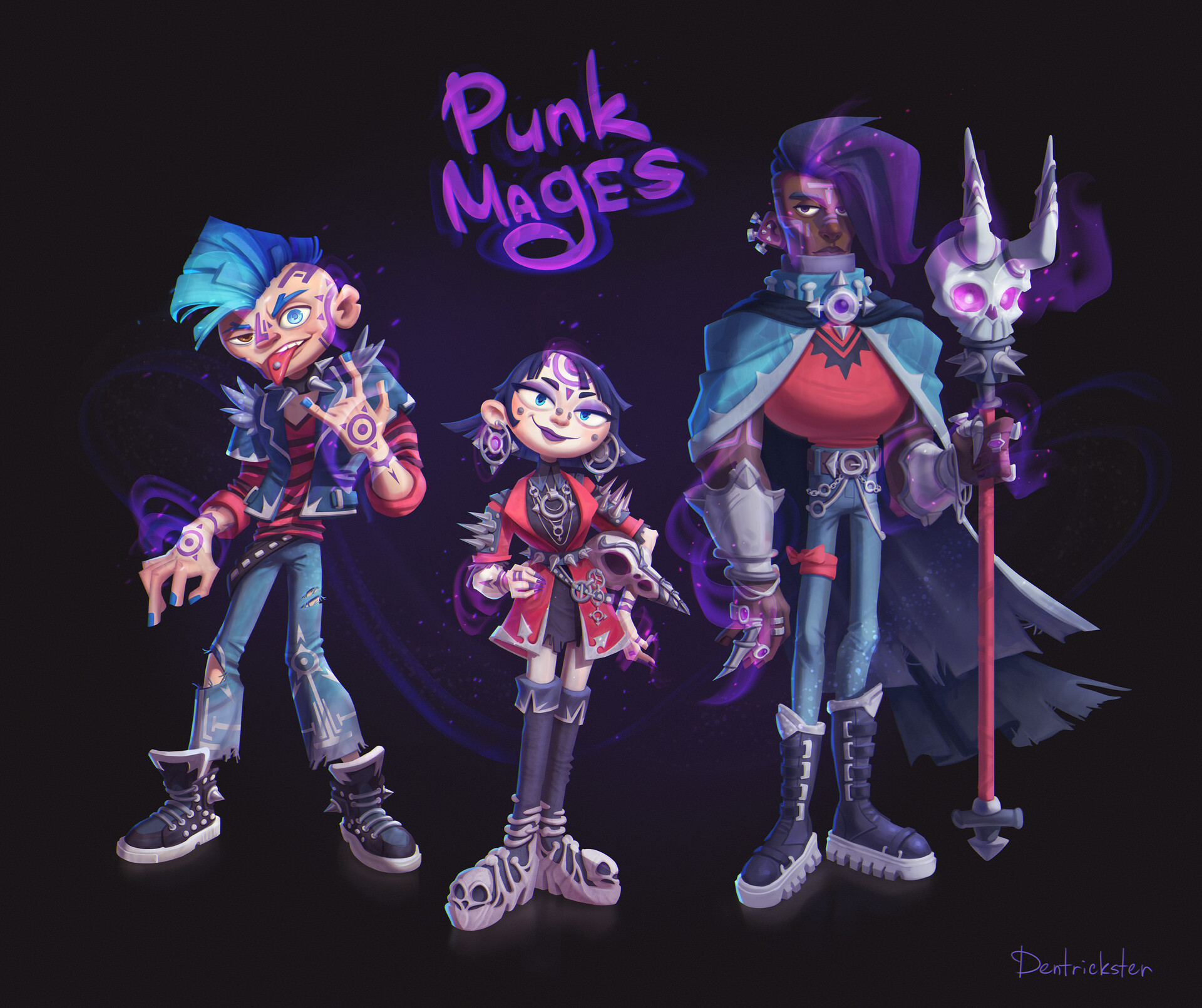ArtStation - Punk mages