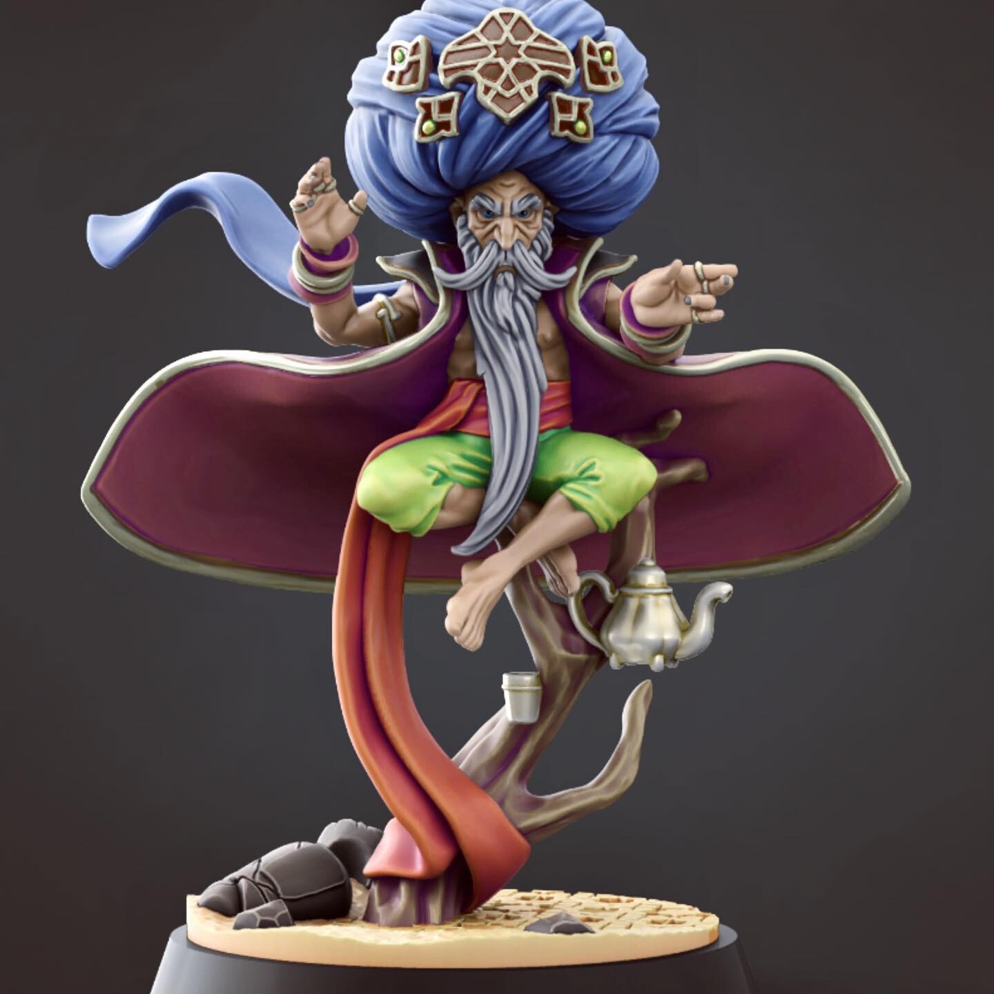 ArtStation - Titan Forge stl color designed in Colorminis painting app