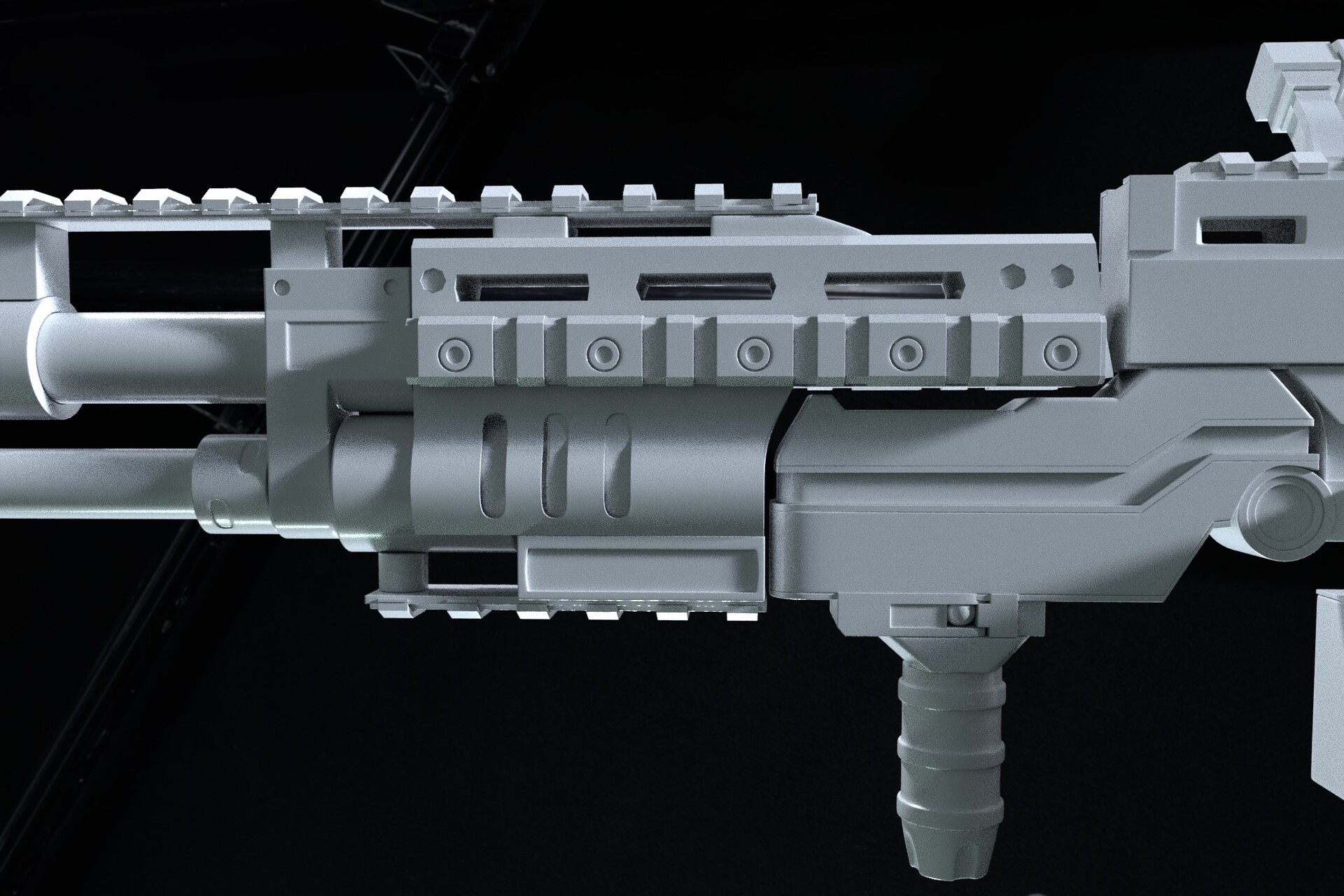 ArtStation - Mk2 gun modeling