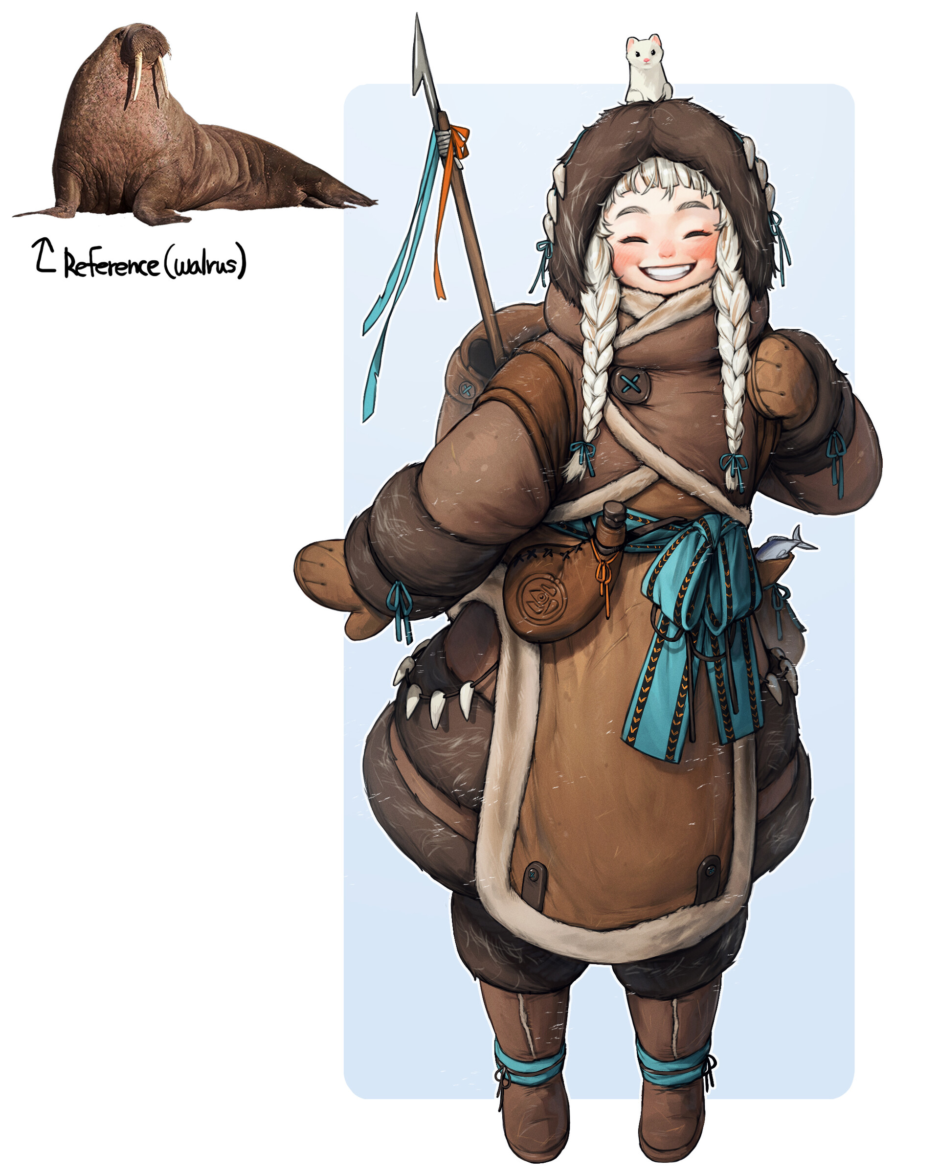 ArtStation - walrus girl