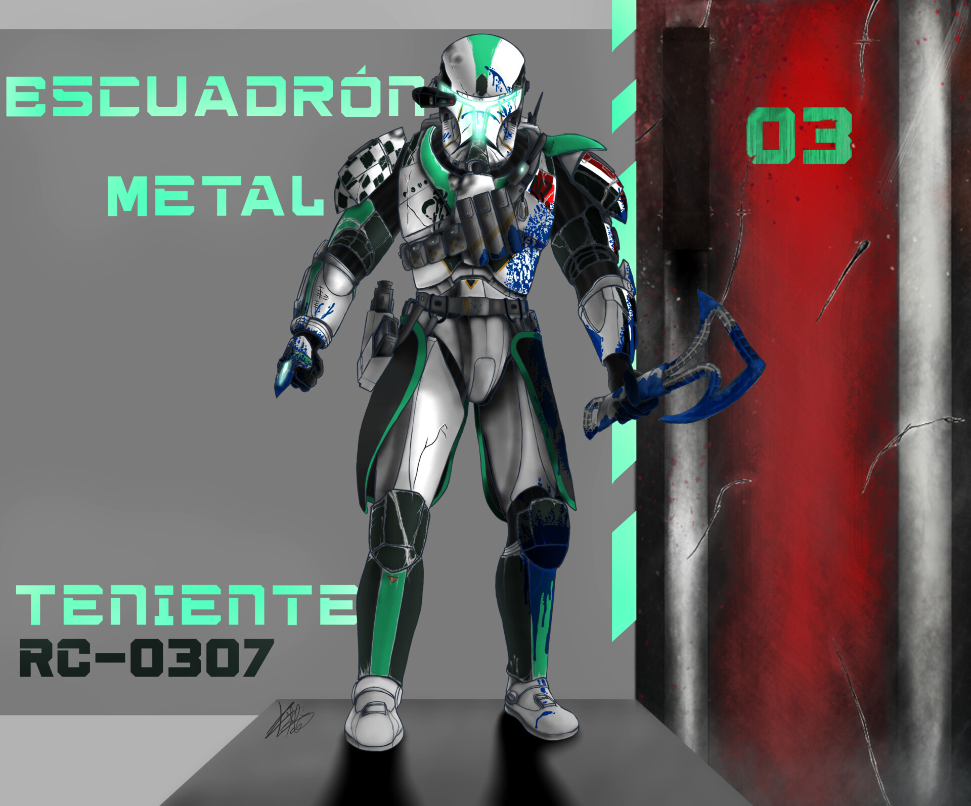 Zeta arts - Escuadrón Metal