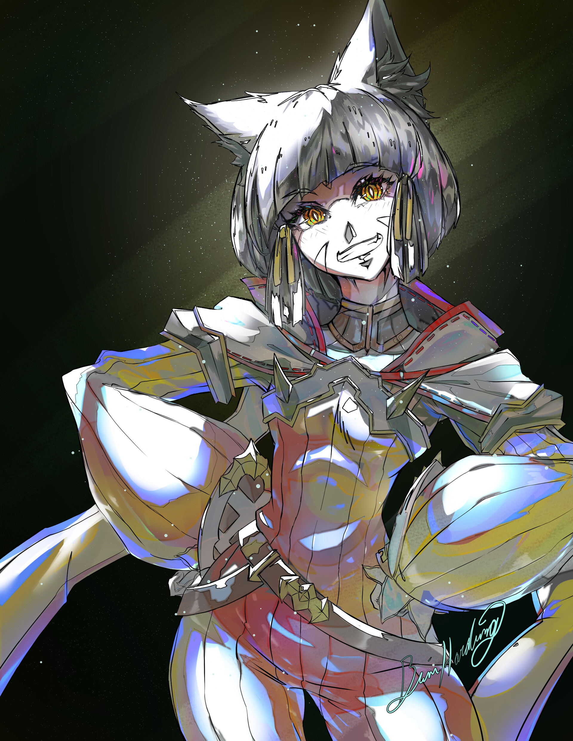 ArtStation - Funny Welsh Cat