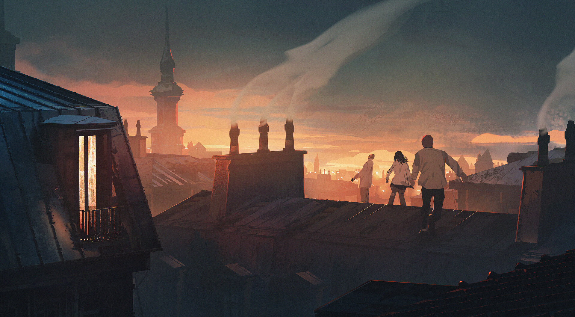 ArtStation - Rooftop Caper