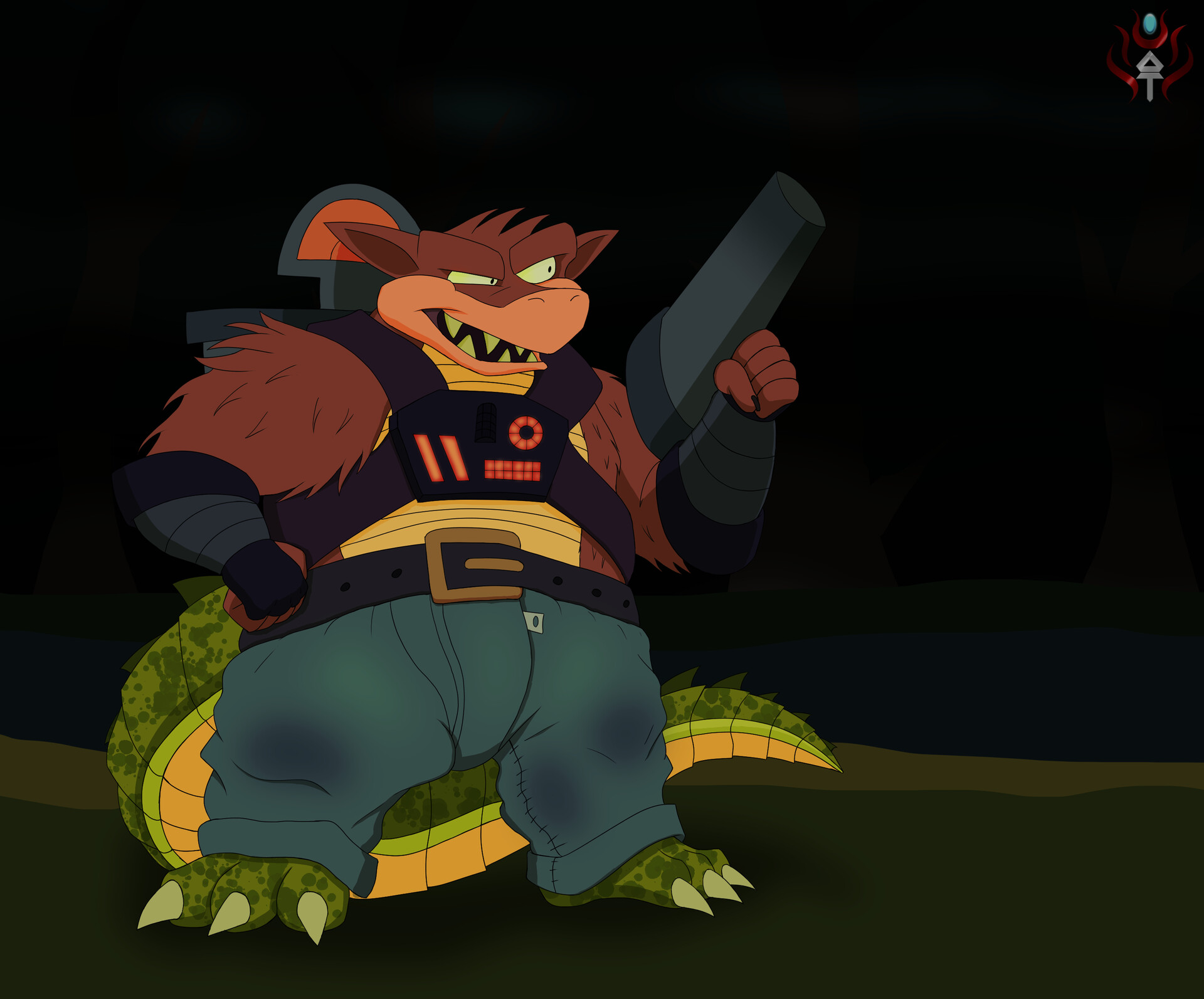 ArtStation - Megatronic Dingodile