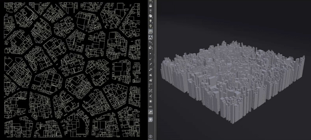 ArtStation - Houdini - Procedural City Layout Generator