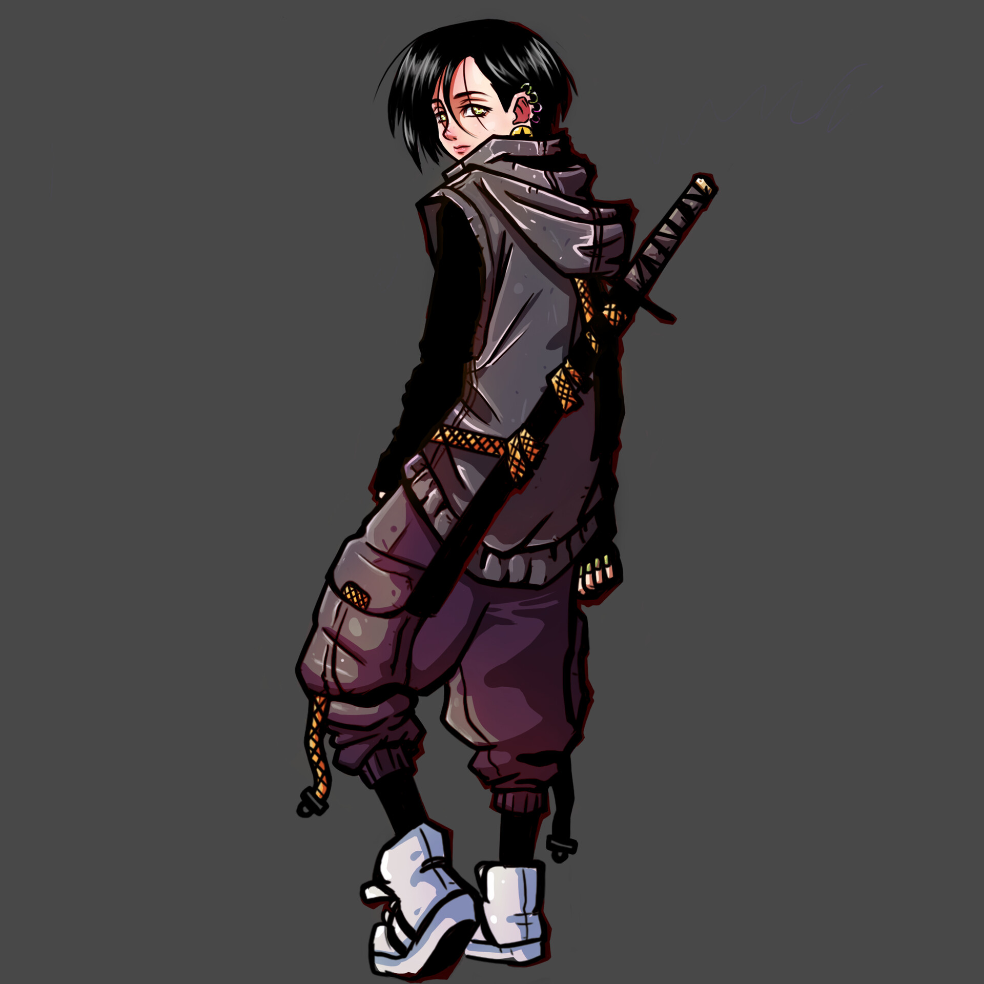 ArtStation - Urban Ninja Girl