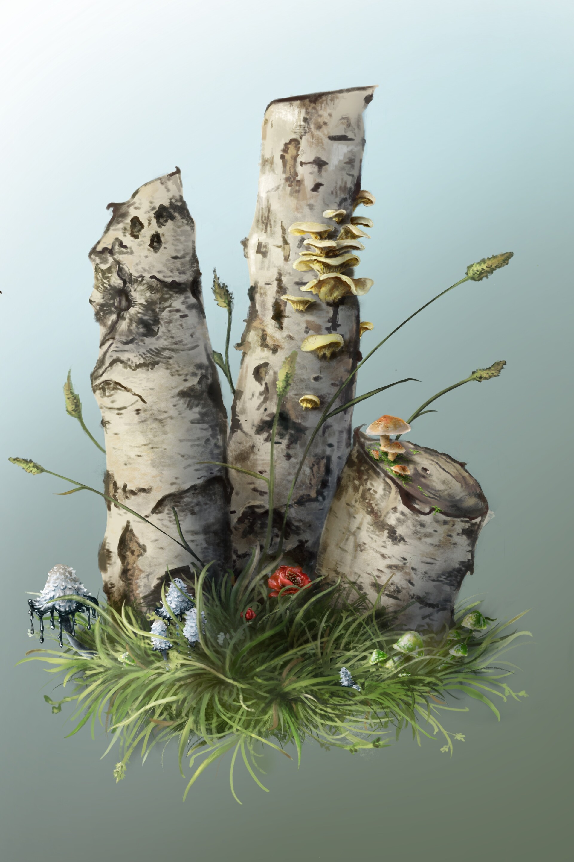 ArtStation - Beauty in Death (Plant study)