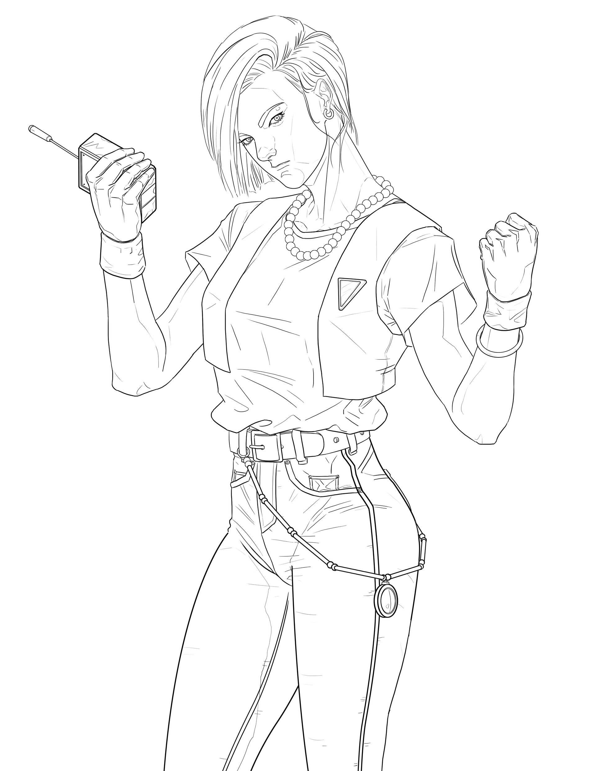 Android 18 Coloring Pages [2025]