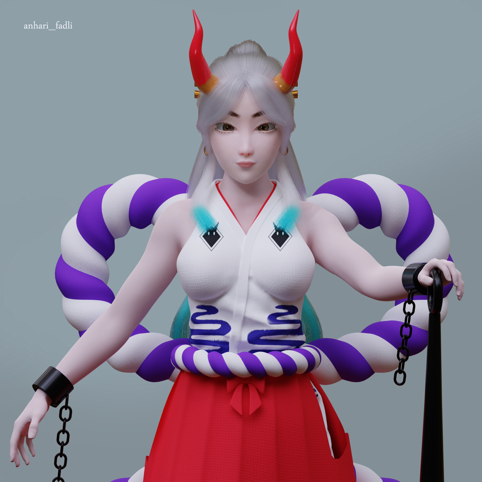 ArtStation - yamato from one piece