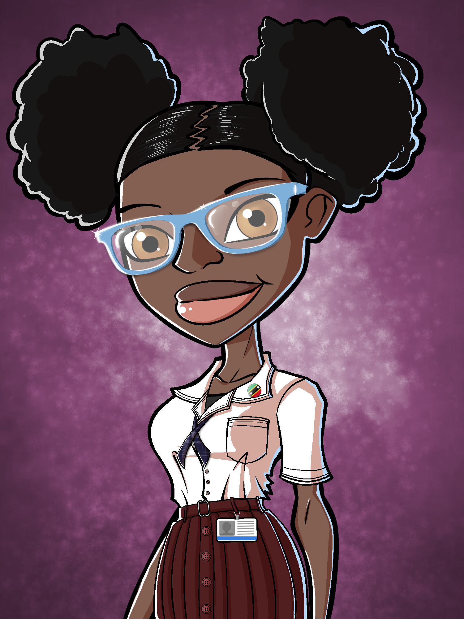 ArtStation - Ebony School Girl - NFT Collection