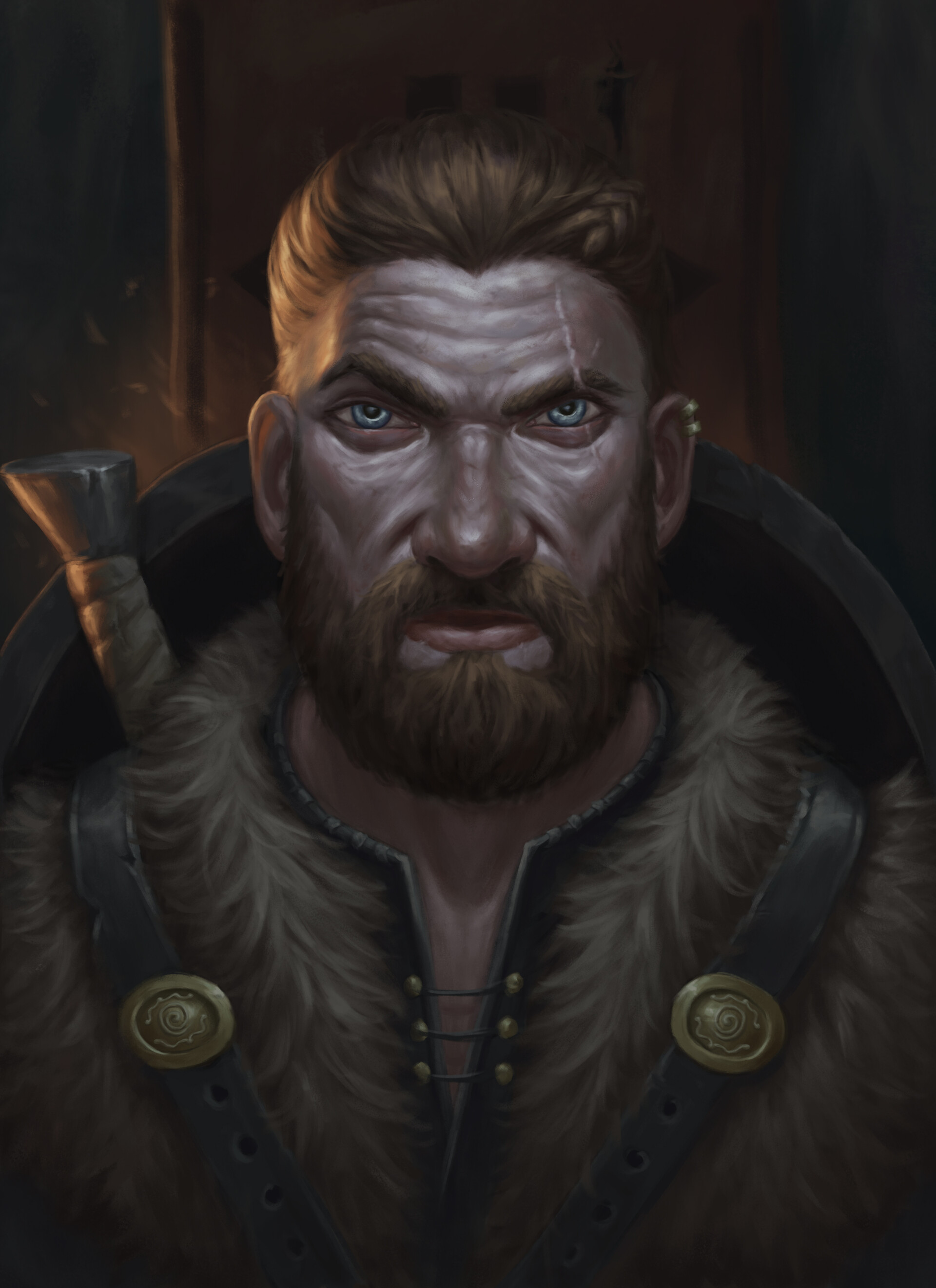 ArtStation - Warrior's portrait