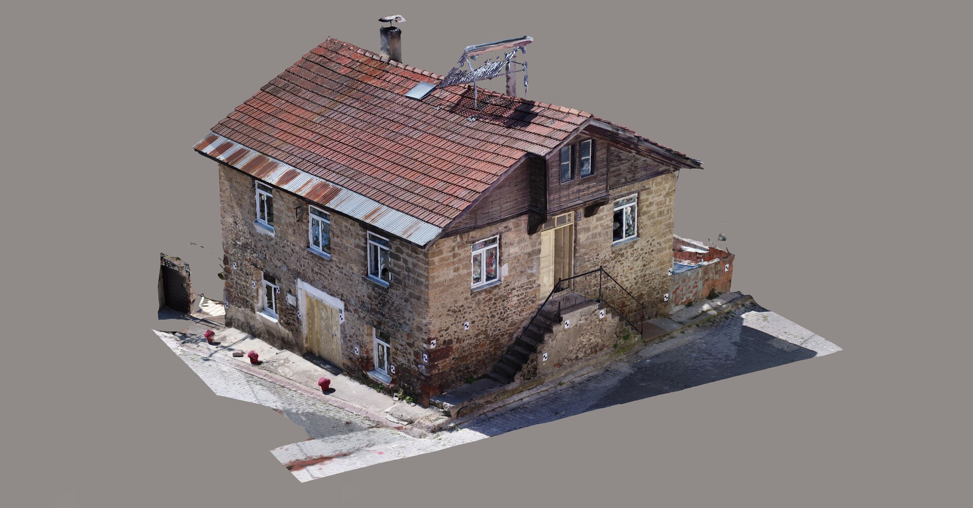 ArtStation - Historical Stone House 3D Model