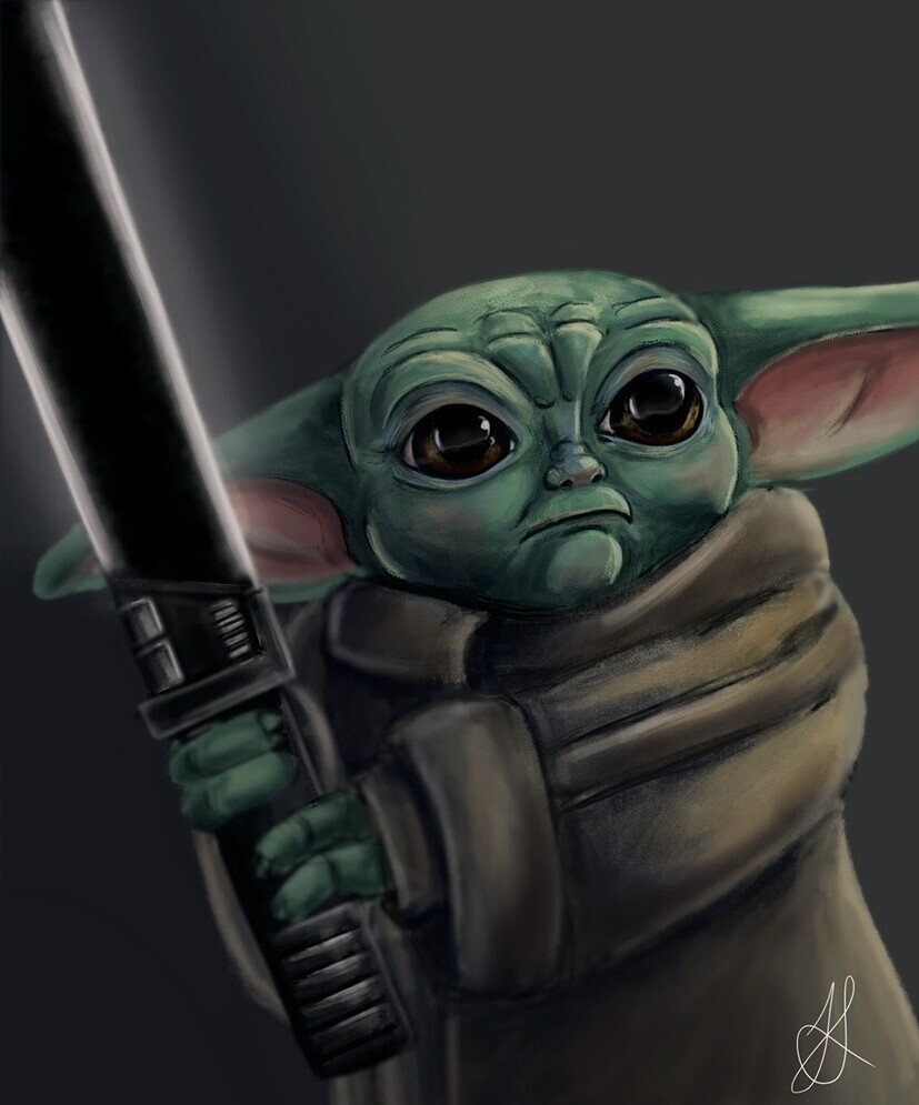 ArtStation - The Child with the Dark Saber