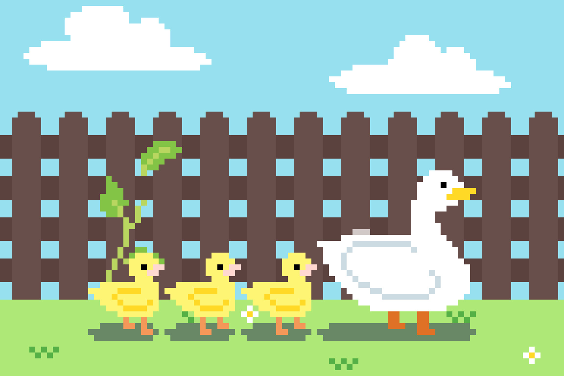 ArtStation - Ducks Walking